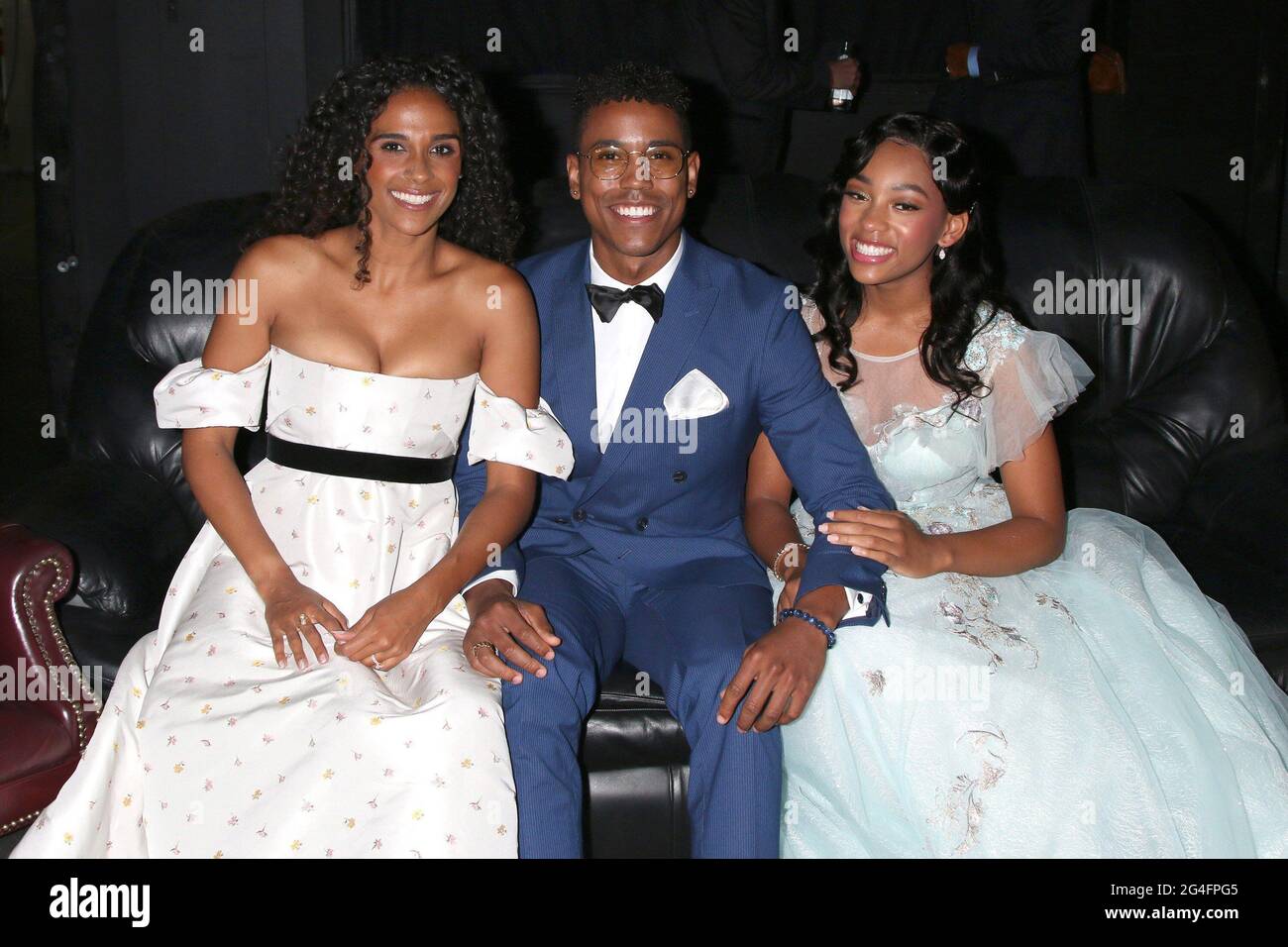 Burbank, CA. 13th June, 2021. Briana Henry, Tajh Bellow, and Sydney ...