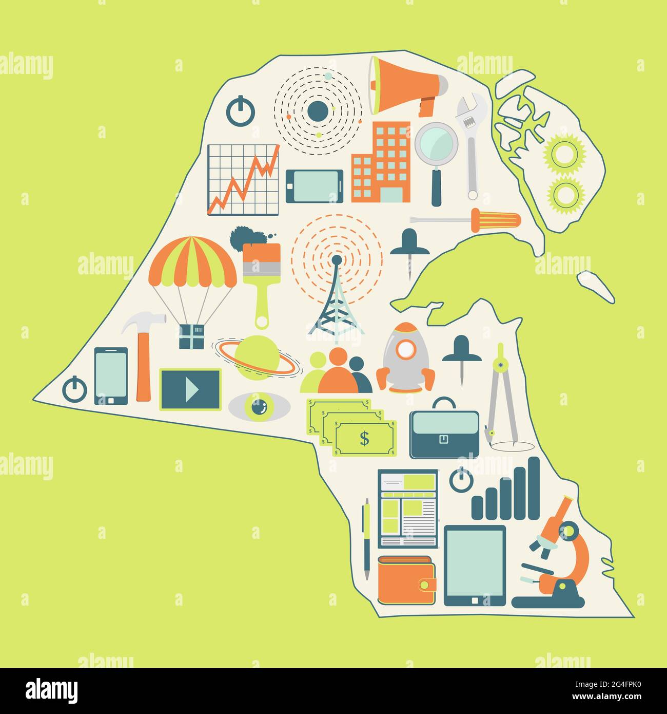 Kuwait university Stock Vector Images - Alamy