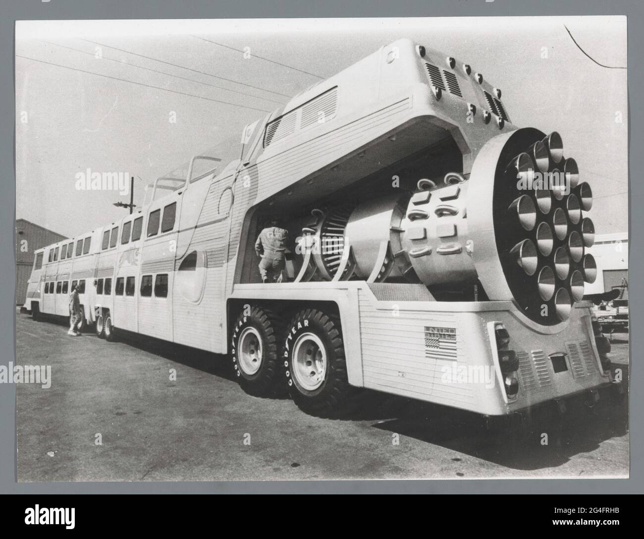 Bus, made for the film The Big Bus Stock Photo - Alamy
