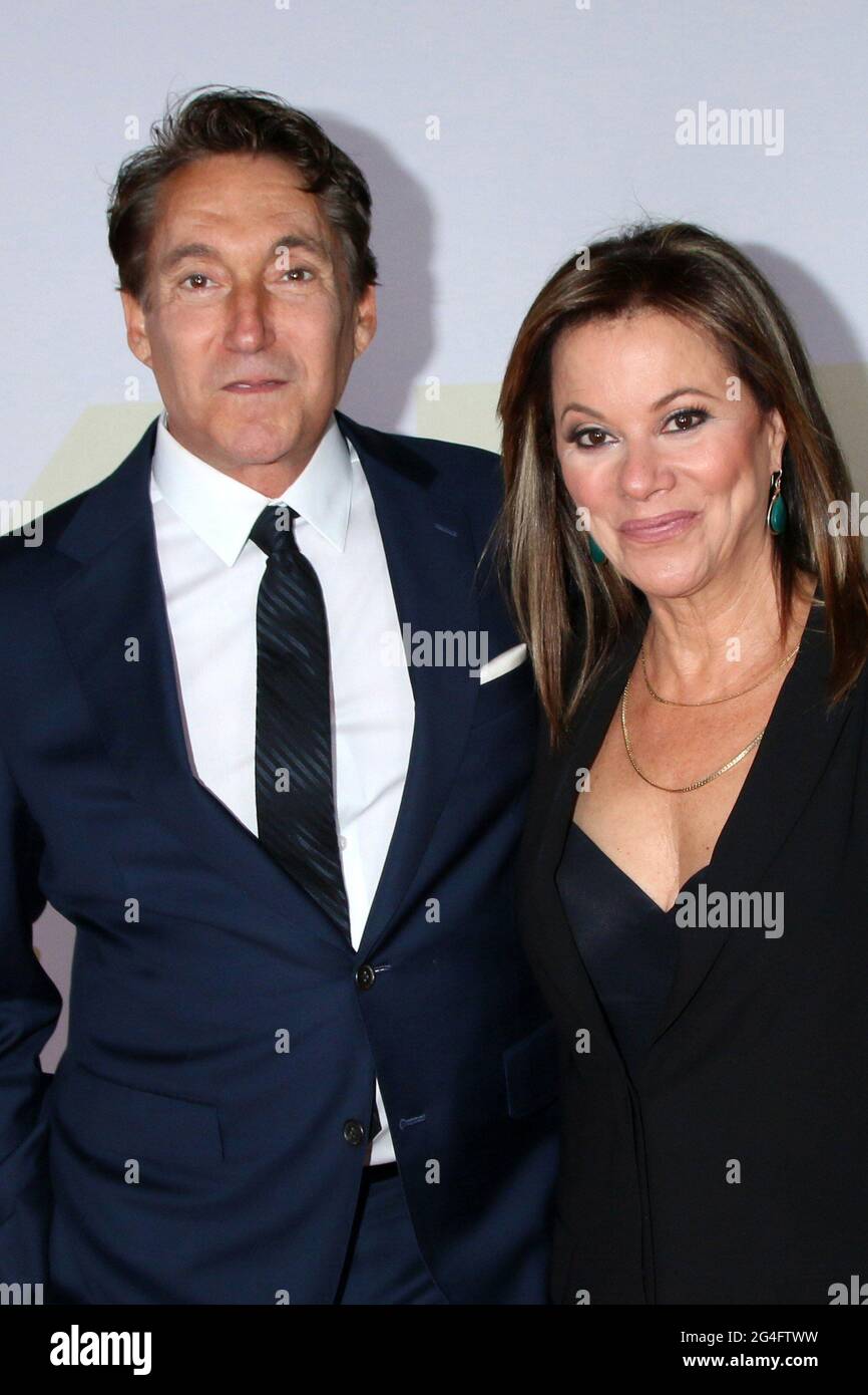 Burbank, CA. 13th June, 2021. Michael Corbett and Nancy Lee Grahn at ...