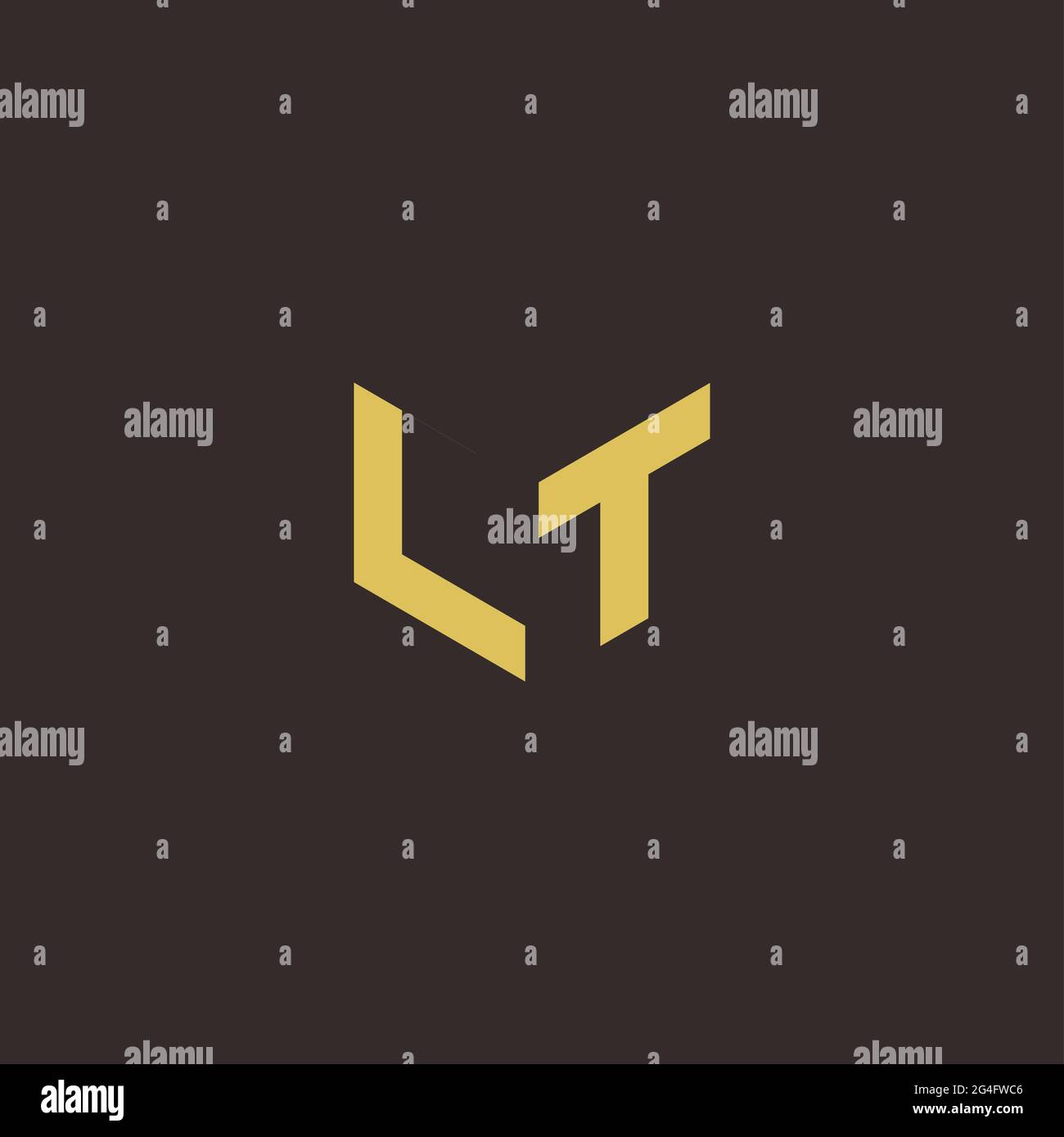 Tl modern logo hi-res stock photography and images - Alamy