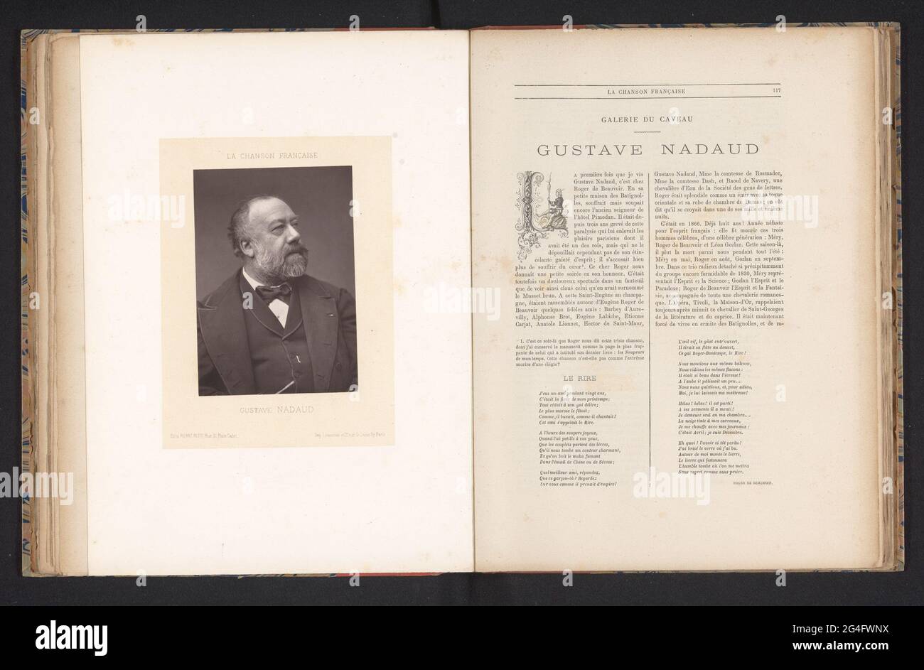 Portrait van Gustave nothing; Gustave nothing Stock Photo - Alamy