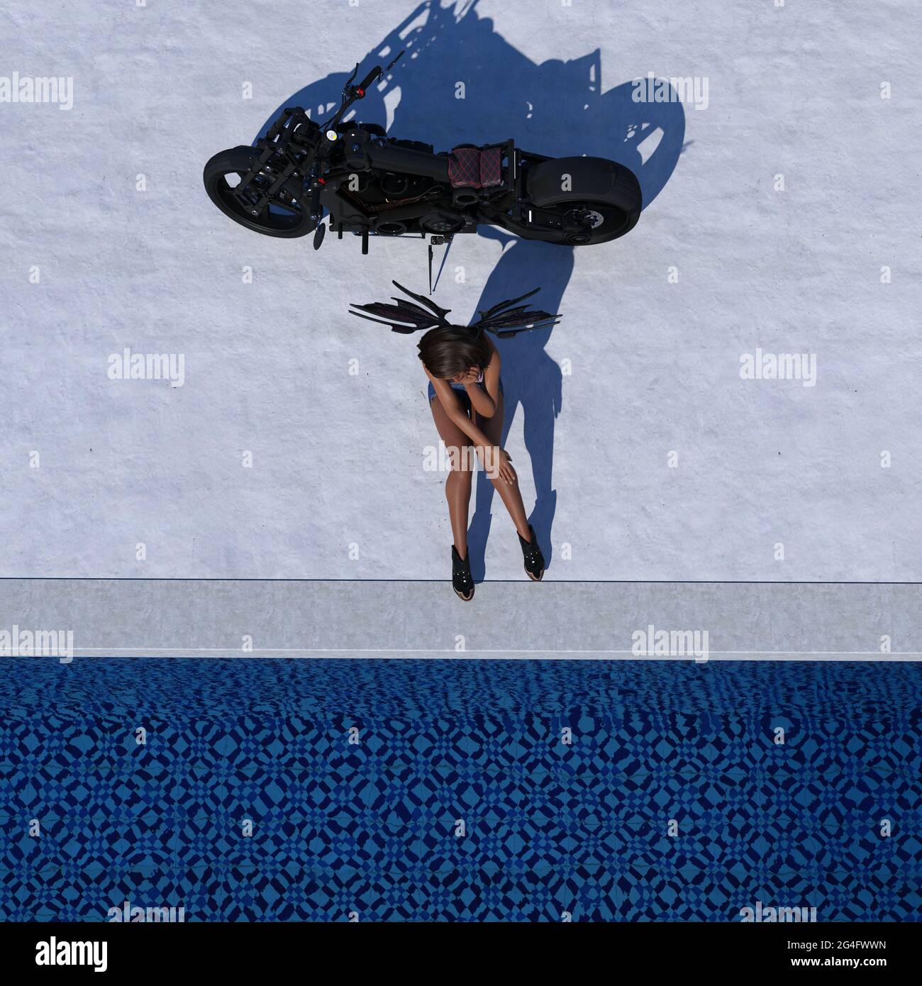 Motorcycle bikini hi-res stock photography and images - Alamy