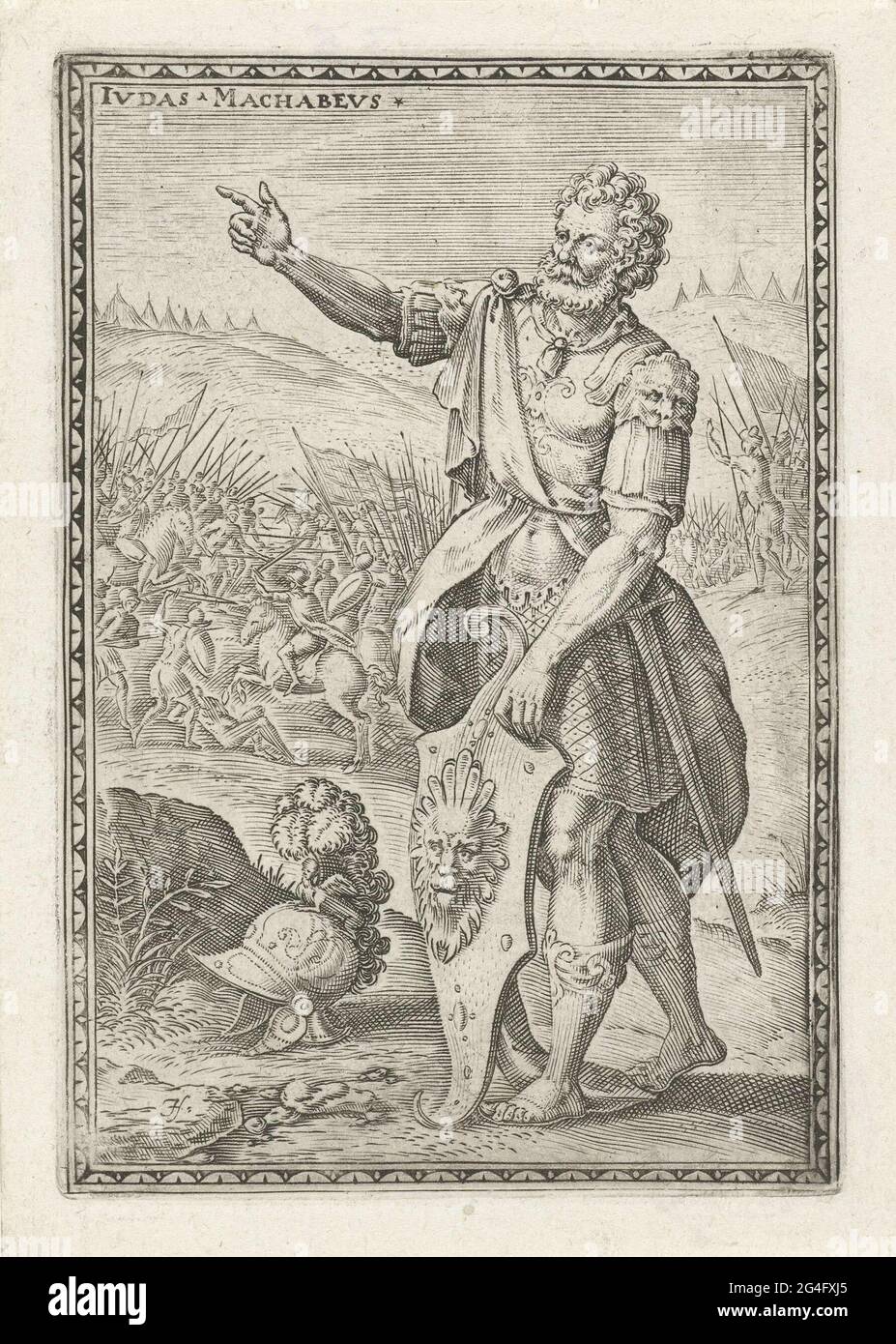 . Judas Makkabeus, son of the high priest Mattatias and leader of the ...
