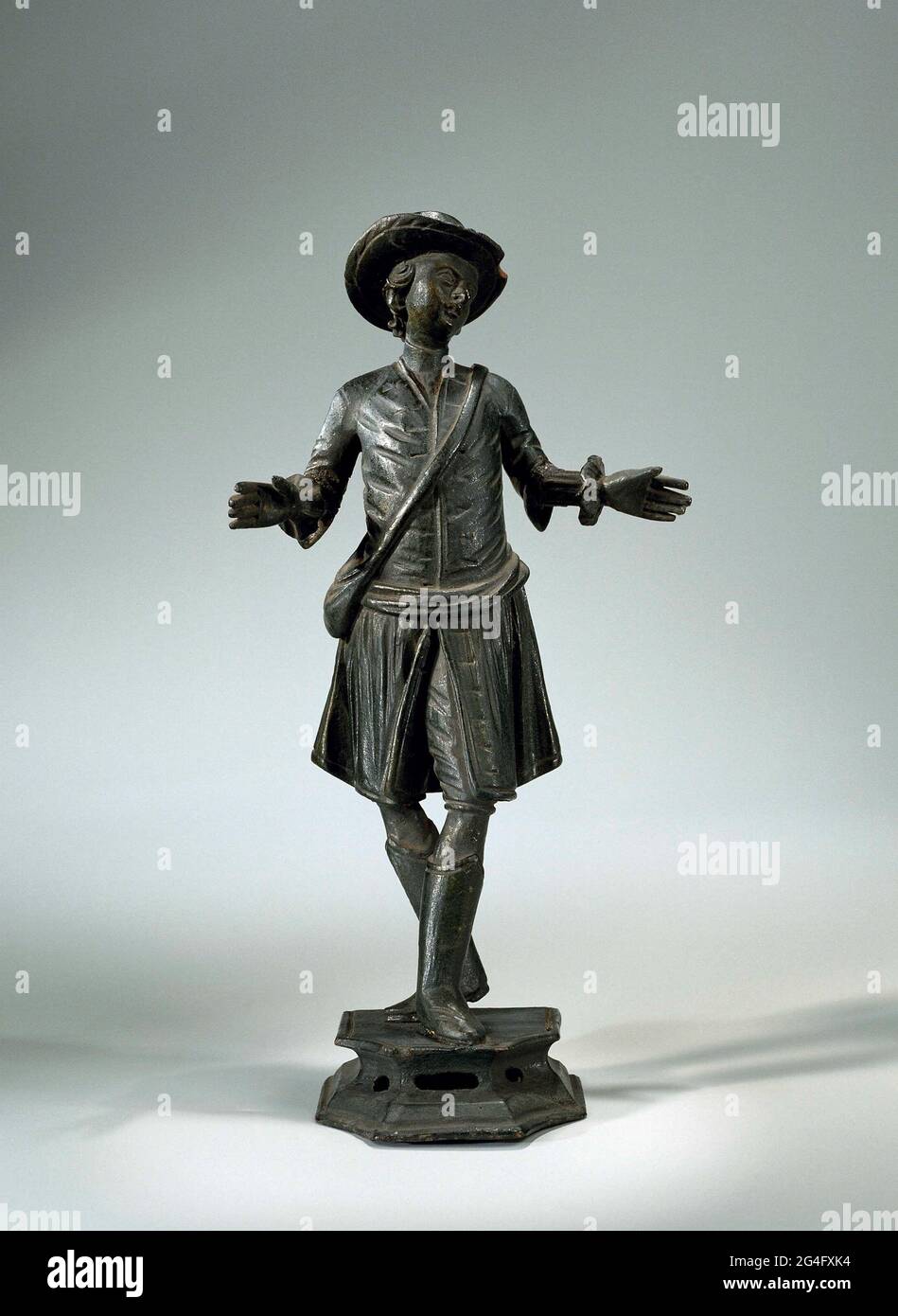 . Figure of a man, without attributes. On cut-away low pedestal Stock ...