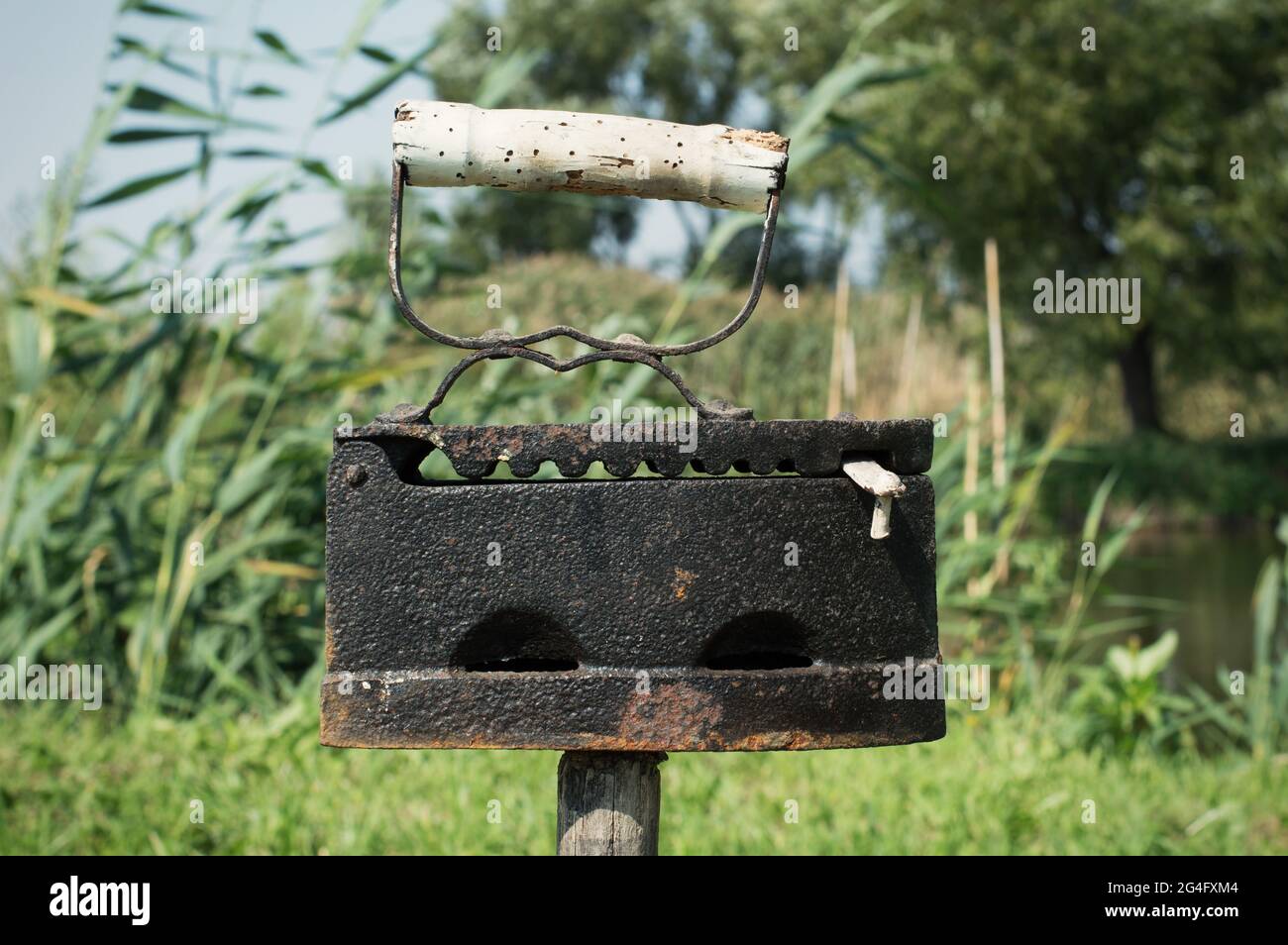 old iron in Europe Stock Photo - Alamy