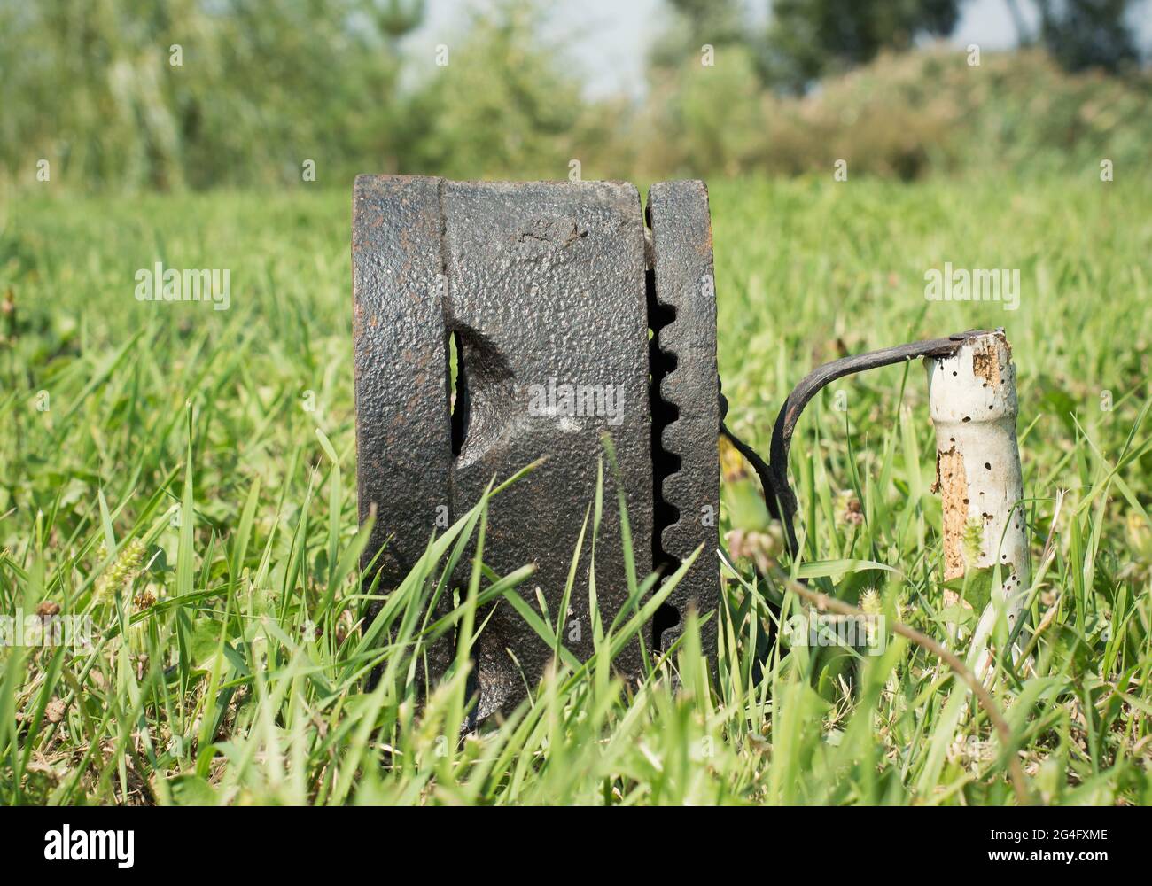 old iron in Europe Stock Photo - Alamy