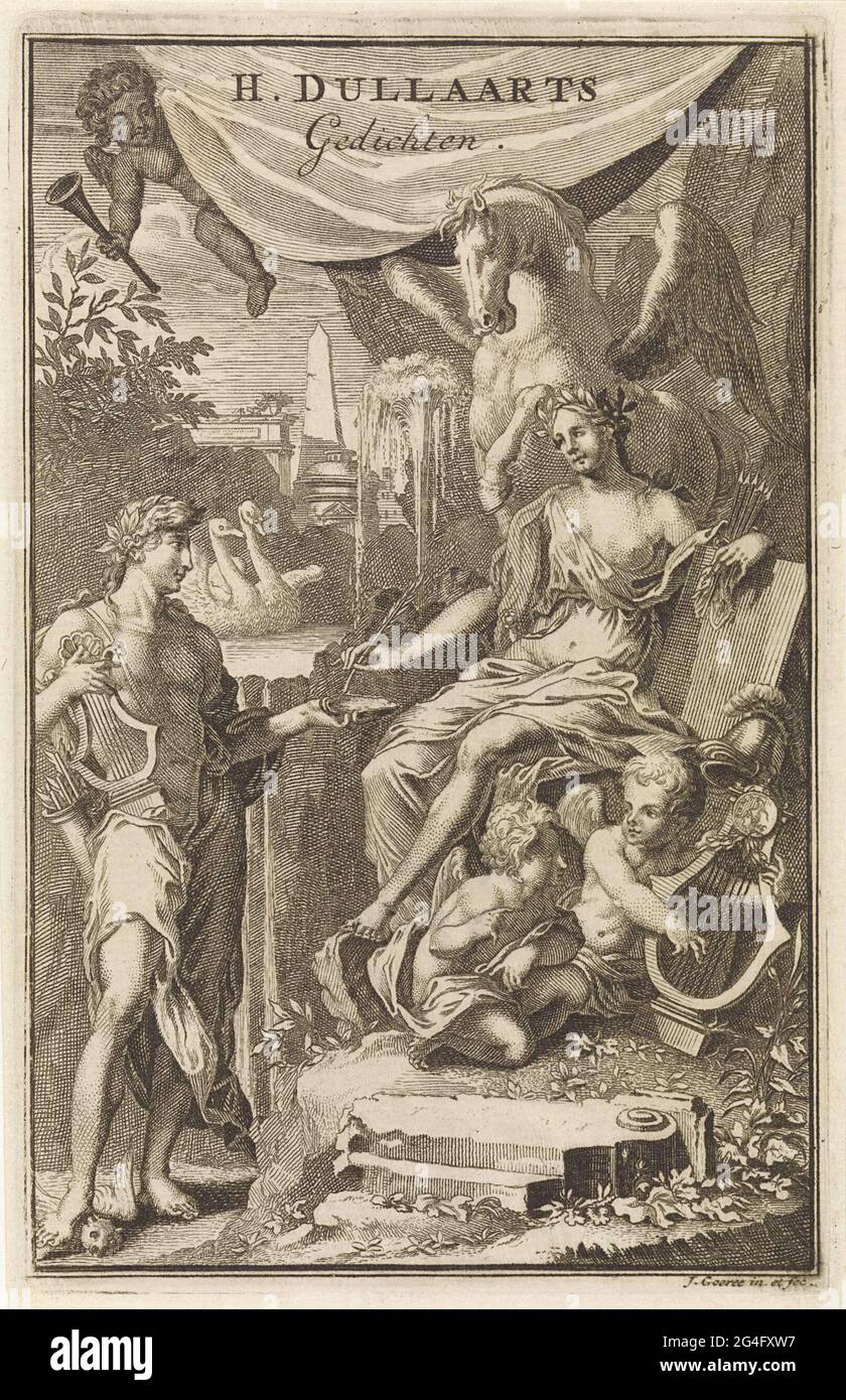 . In the middle Venus on a throne. In addition to her throne two putti ...