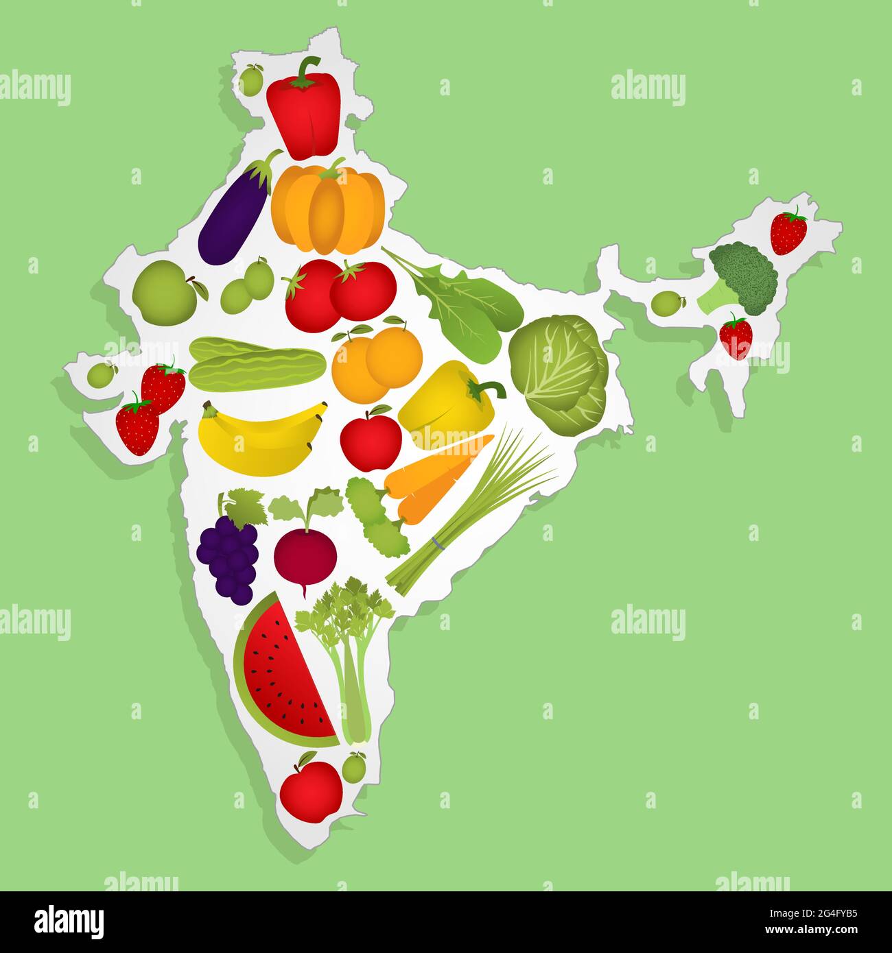 Cabbage india Stock Vector Images - Alamy