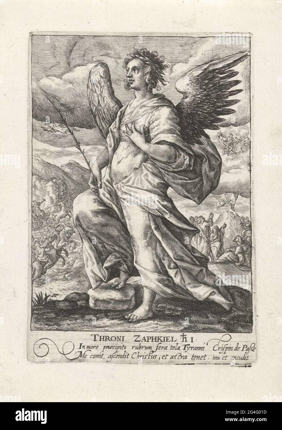 Archangel zaphkiel stands hi-res stock photography and images - Alamy