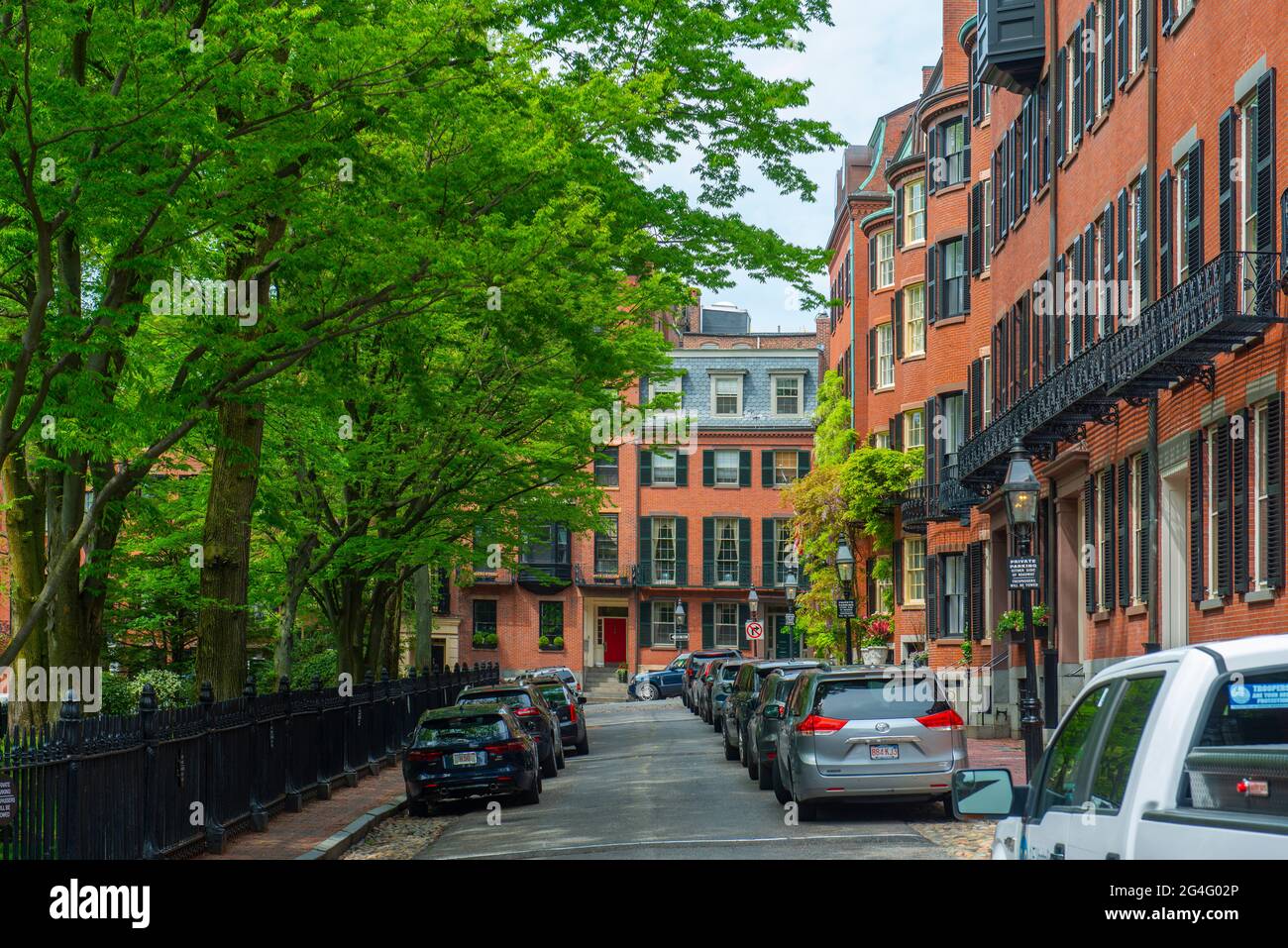 Louisburg square boston hi-res stock photography and images - Alamy