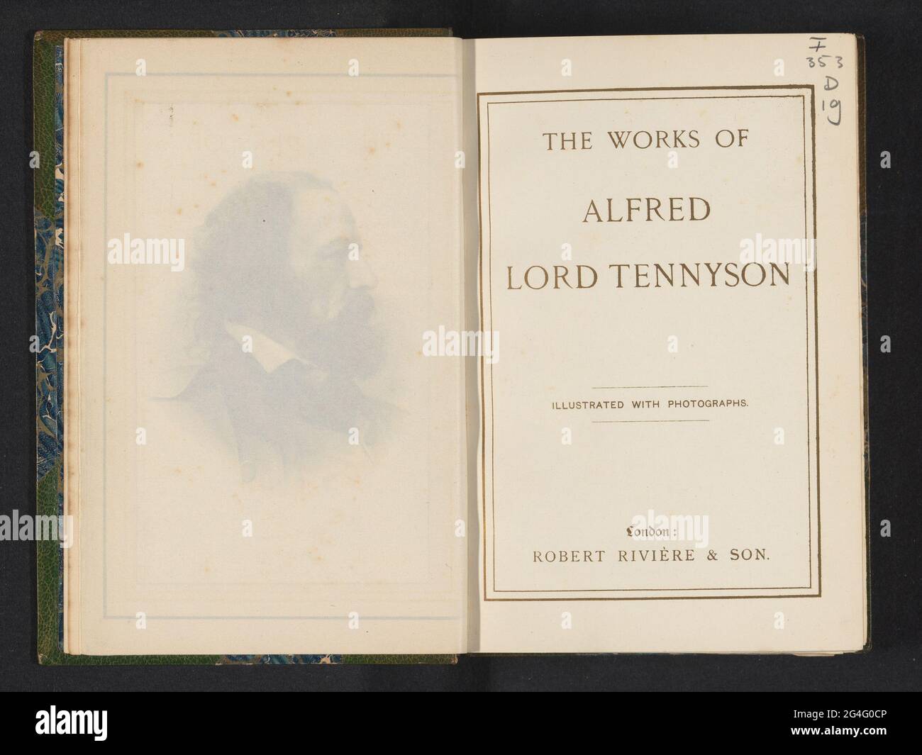 The works of Alfred Tennyson Stock Photo - Alamy