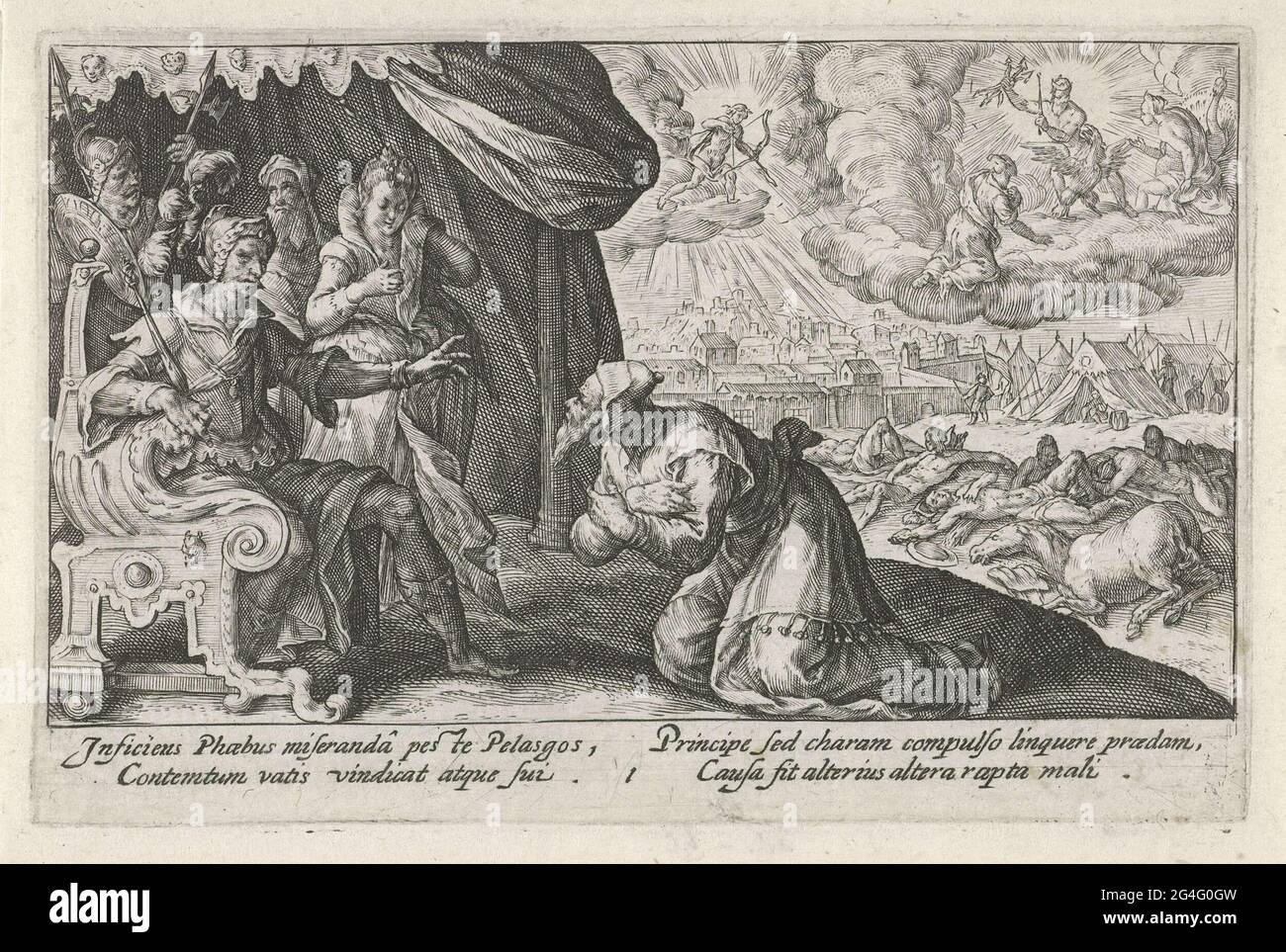 . The chrysis priest comes to release his daughter Chryseis at ...