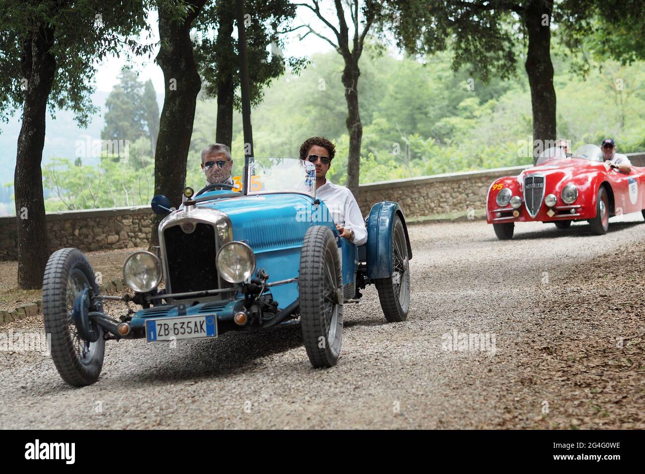 Italy, Arezzo, June 18, 2021 : 1000 Miles (1000 Miglia), 2021 edition ...