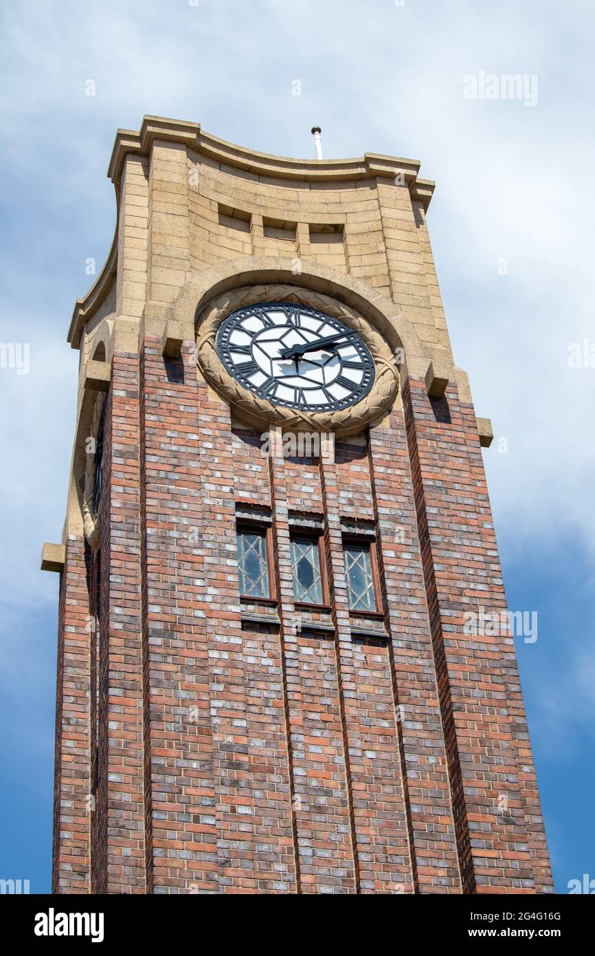 The memorial clock tower at Coalville, built in 1925, designated a ...