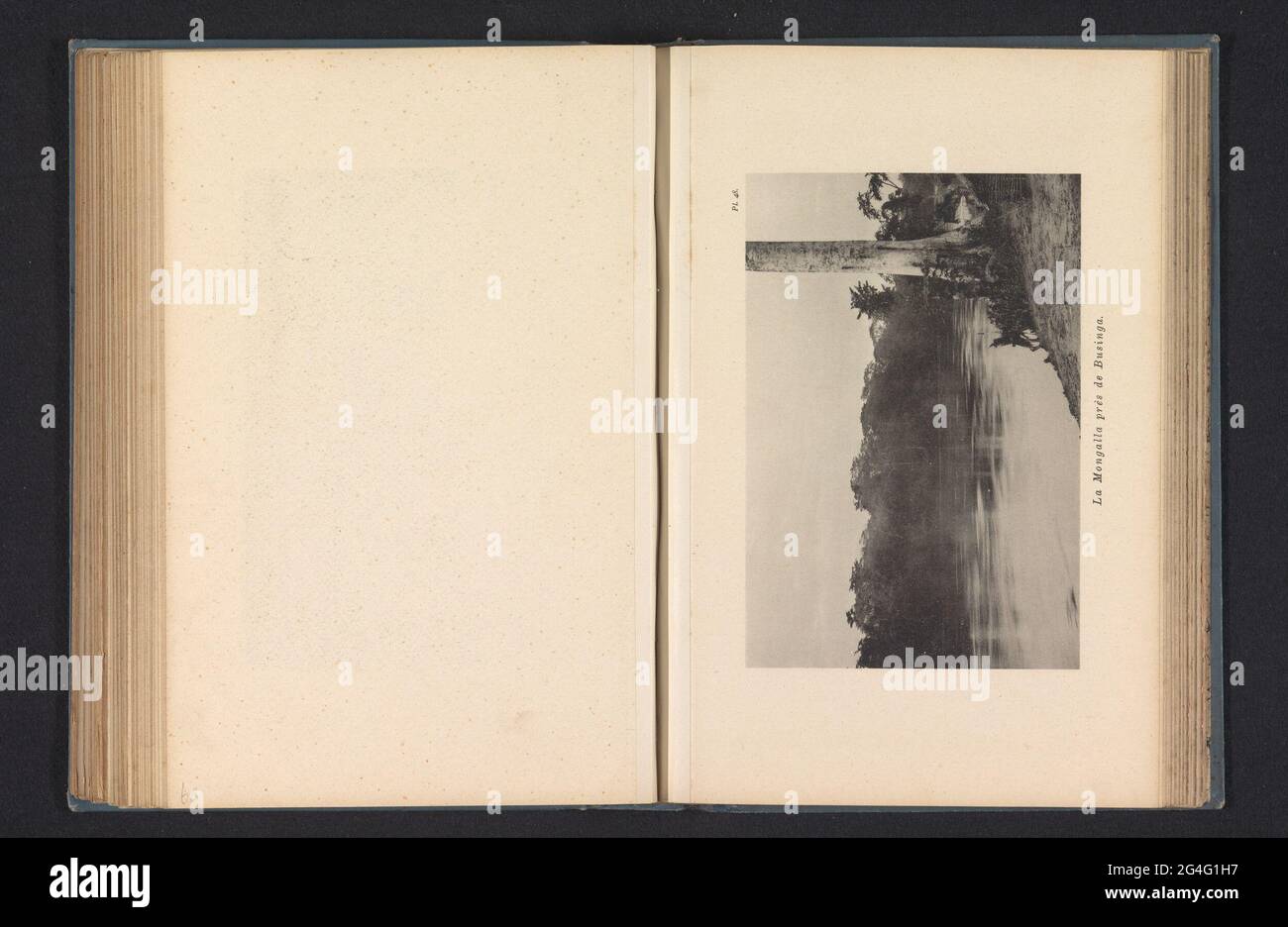 View of the Mongala near Businga; La Mongalla Près de Businga Stock ...