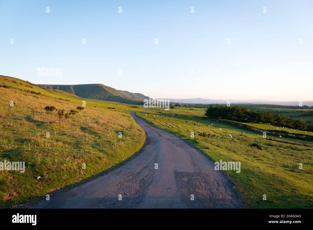 Hay Bluff in the Brecon Beacons, near Hay-on-Wye, Wales Stock Photo - Alamy