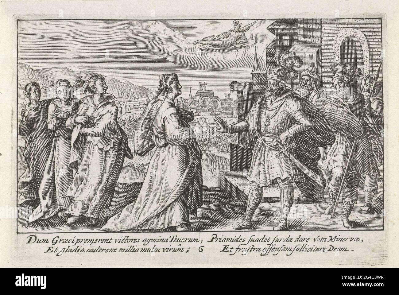 . Hector, son of King Priam, asks His mother Hecuba and his sisters to ...