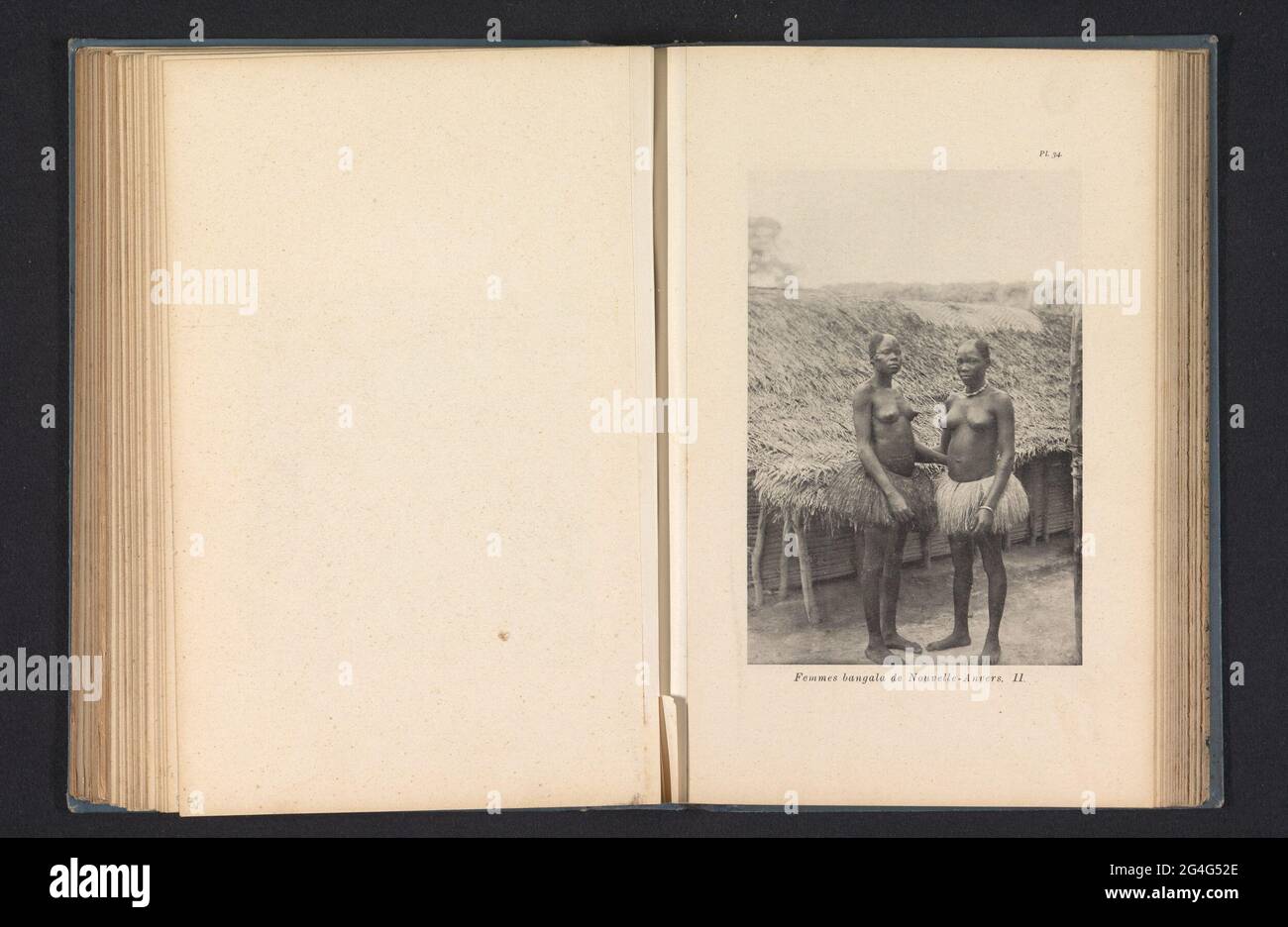 Portrait of two women from the Bangala in New Antwerp; Femmes BANGALA ...