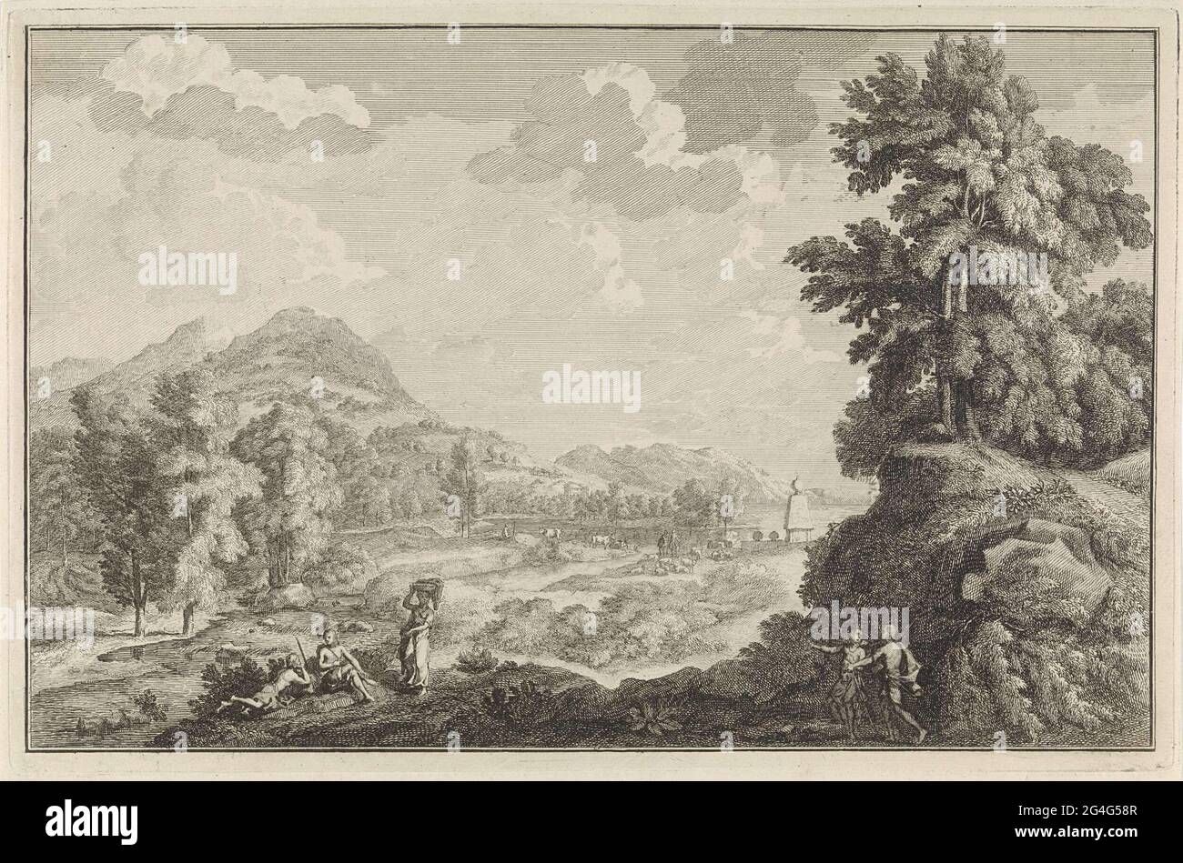 . View of the Belgian village of Dohan, with the river the Semois river ...