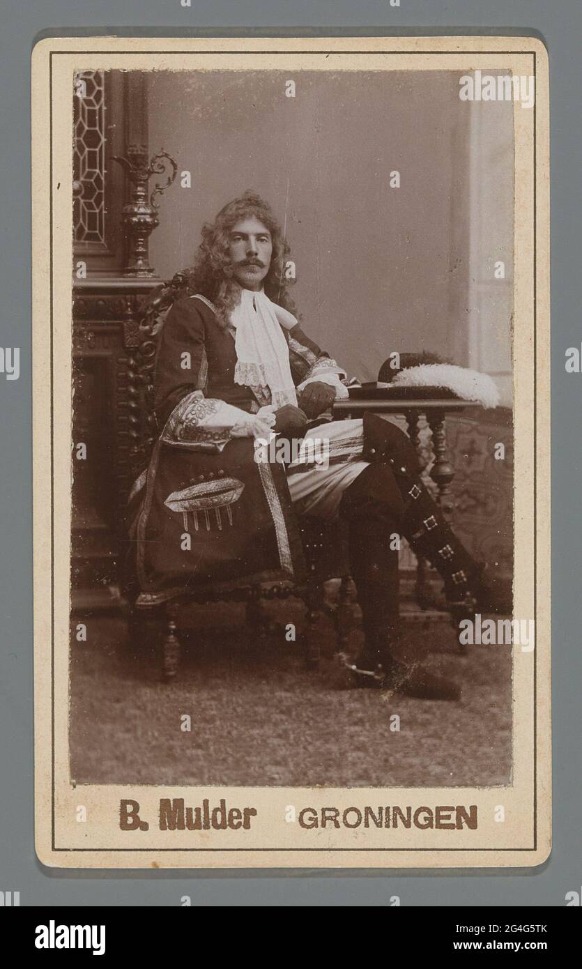 Portrait of a Groningen student in masquerade suit Stock Photo - Alamy