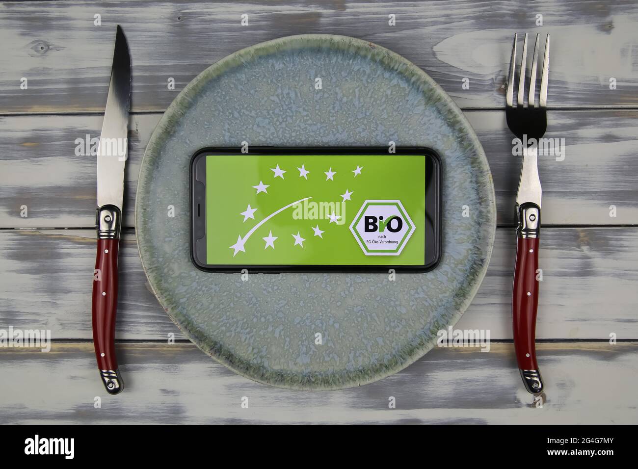 Eu organic logo hi-res stock photography and images - Alamy