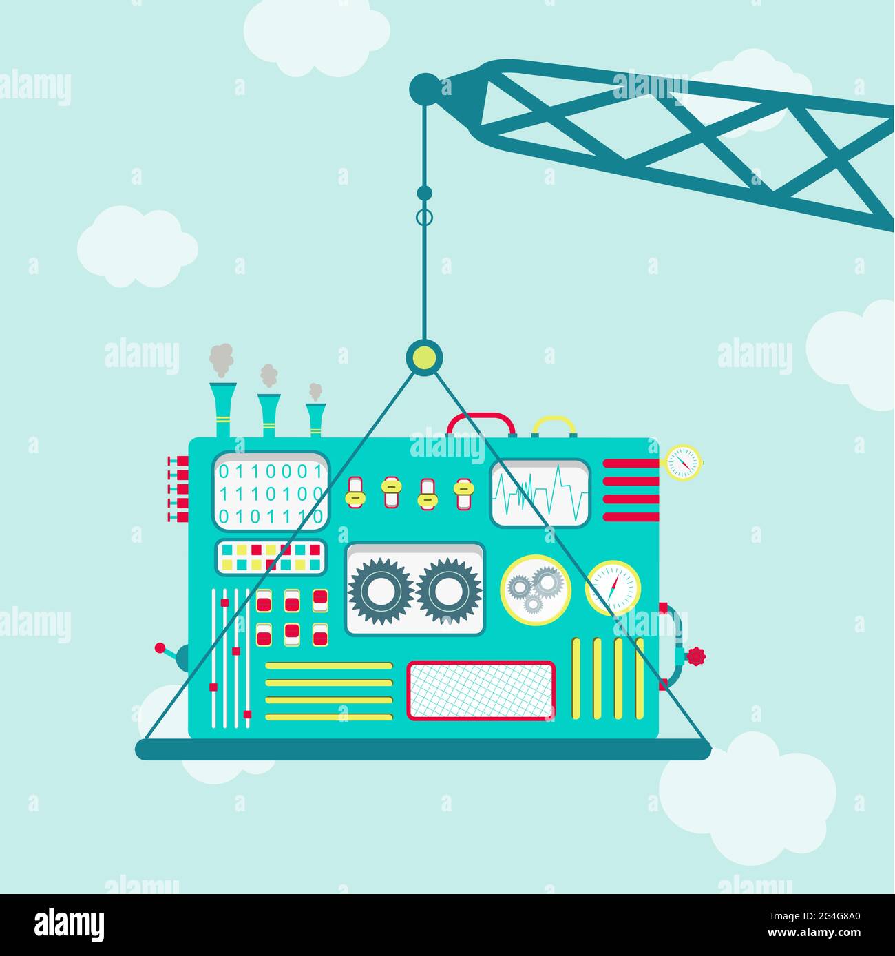 Crane machine hi-res stock photography and images - Alamy