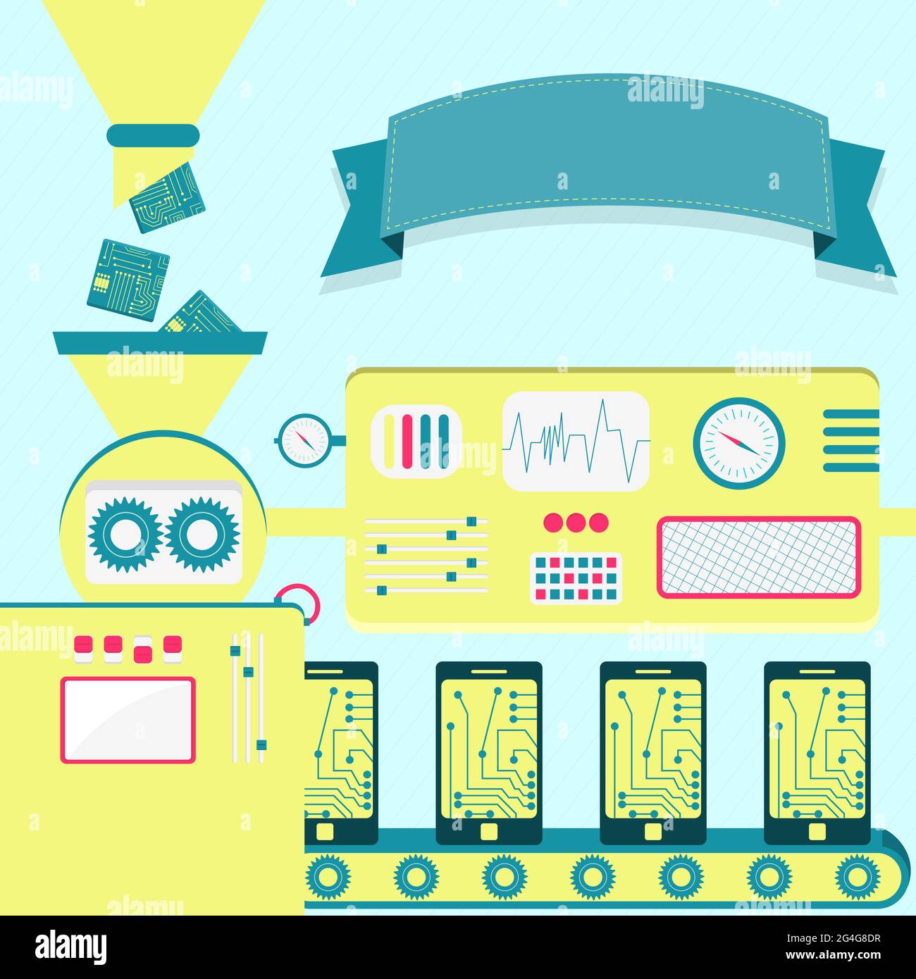 Mobile phone production line hi-res stock photography and images - Alamy