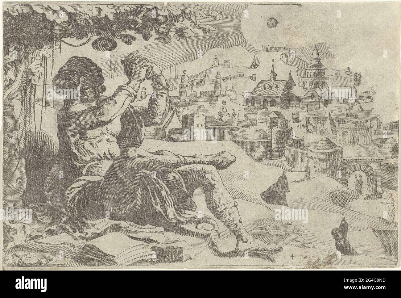 Jonah sitting under hi-res stock photography and images - Alamy