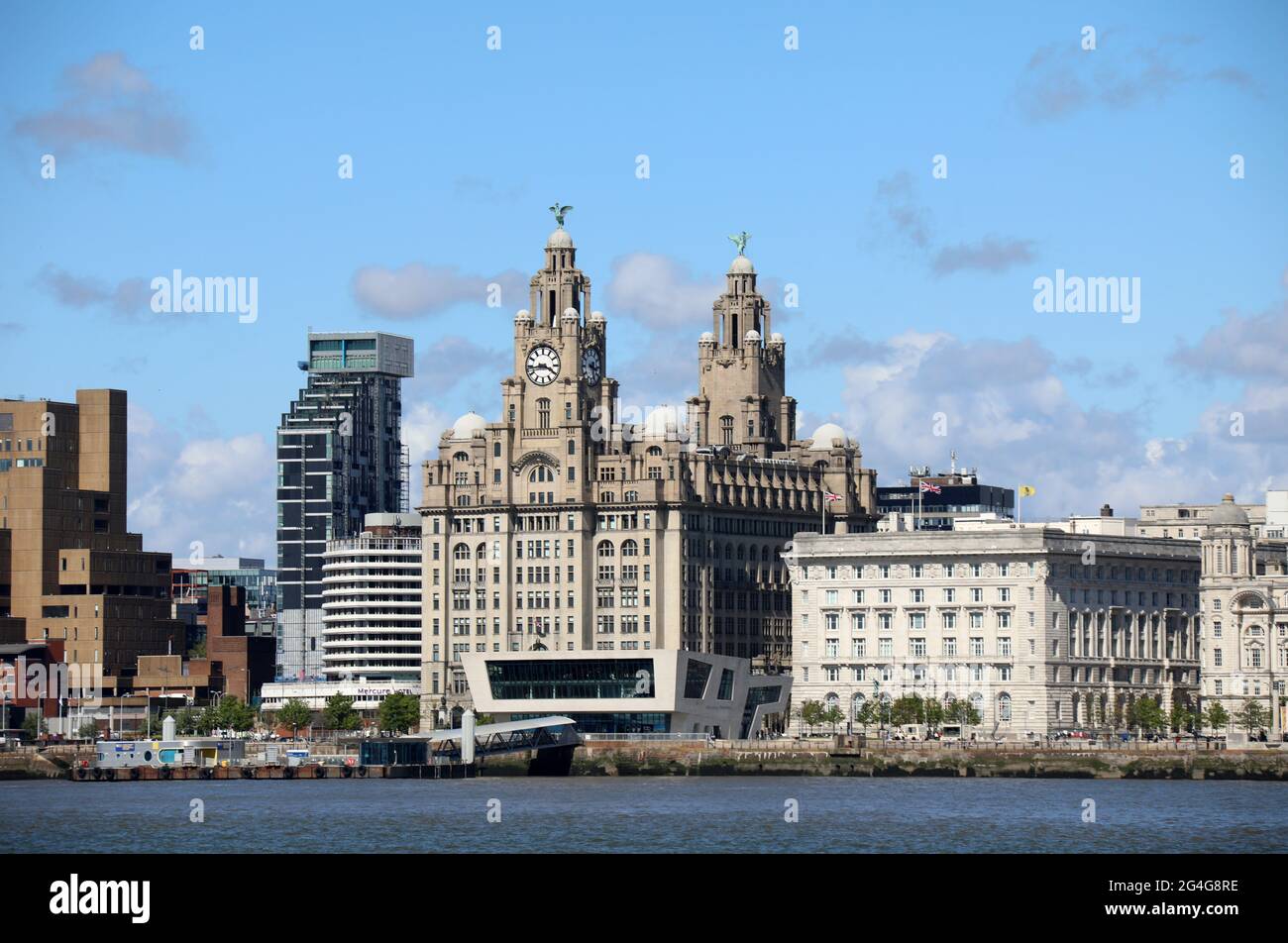 Liverpool from the River Mersey Stock Photo - Alamy
