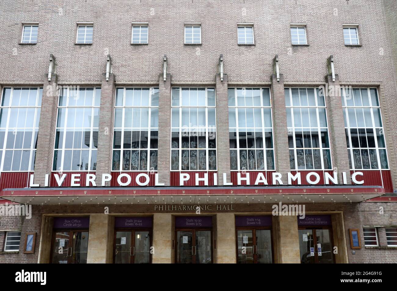 Liverpool Philharmonic Hall at Hope Street in the Georgian Quarter ...