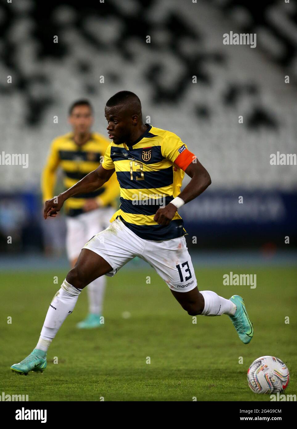 RIO DE JANEIRO, BRAZIL - JUNE 20: Enner Valencia of Ecuador in action ...