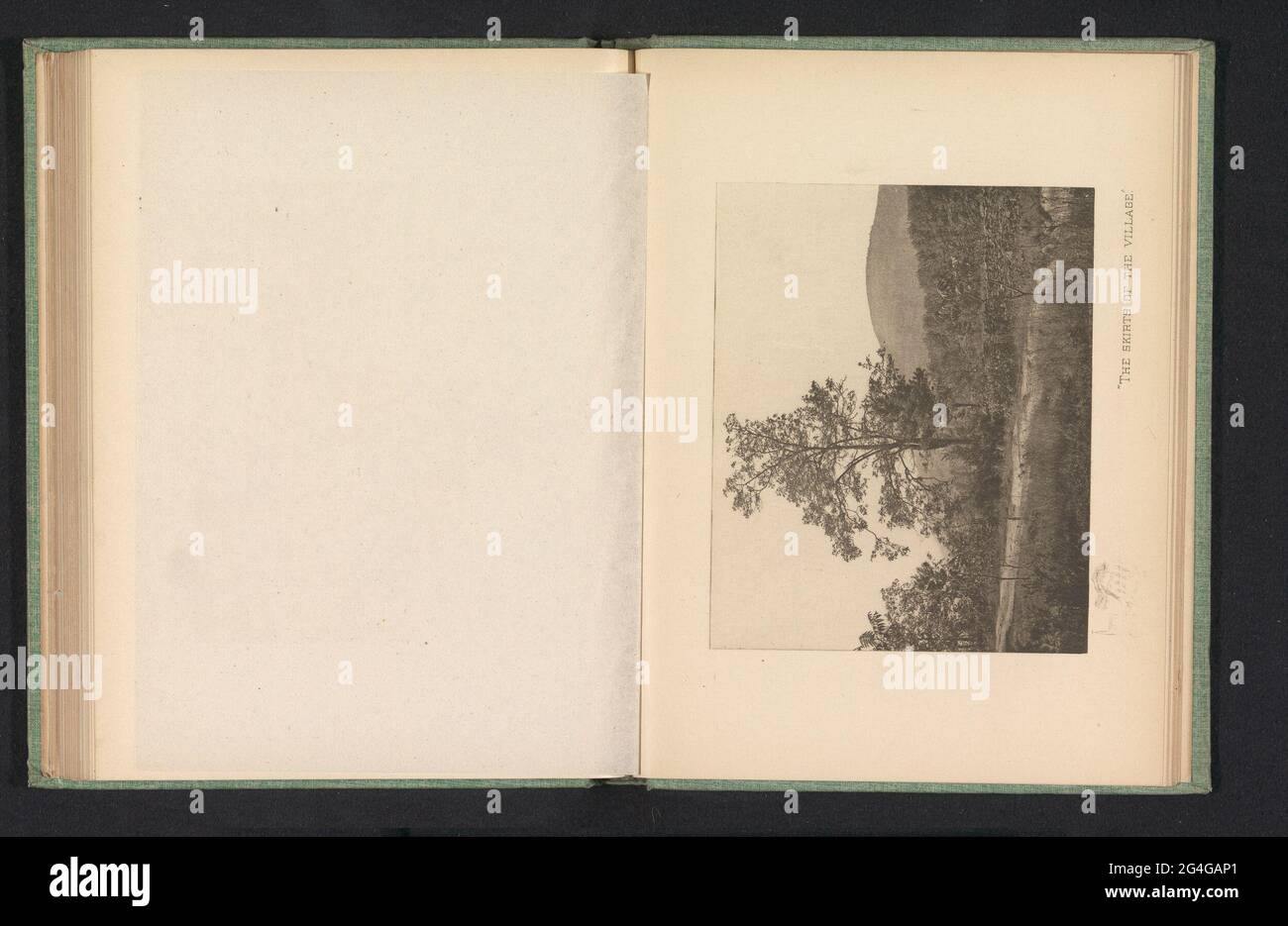 View of forests and mountains just outside of a village in the Catskill ...
