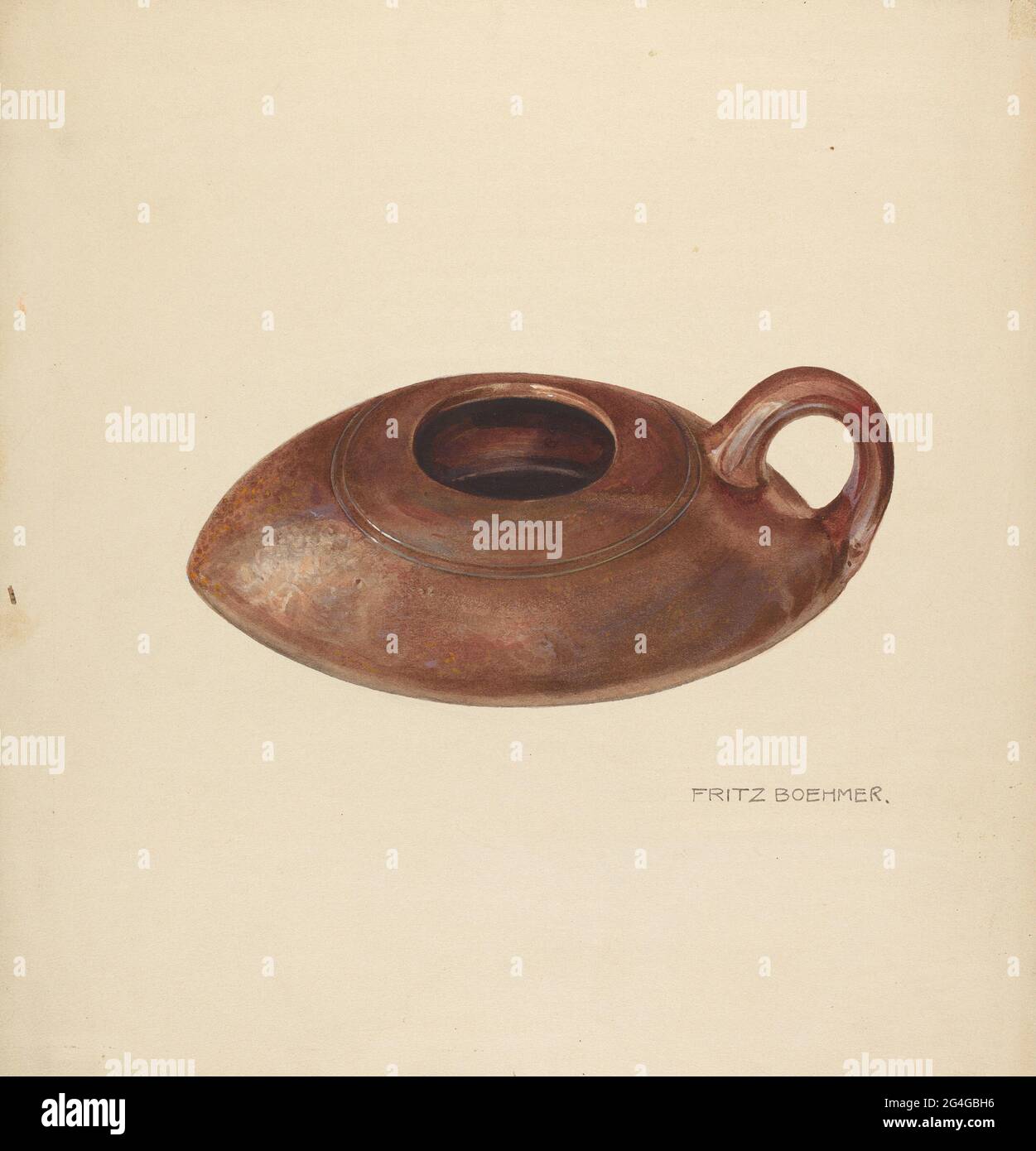 Zoar Fat Lamp, c. 1937 Stock Photo - Alamy