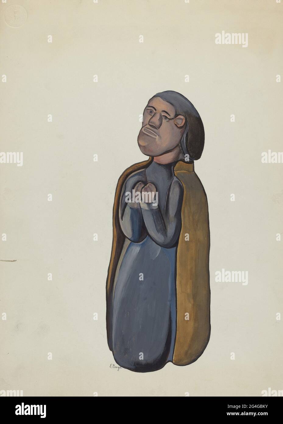 Bulto, probably San Antonio, c. 1936 Stock Photo - Alamy