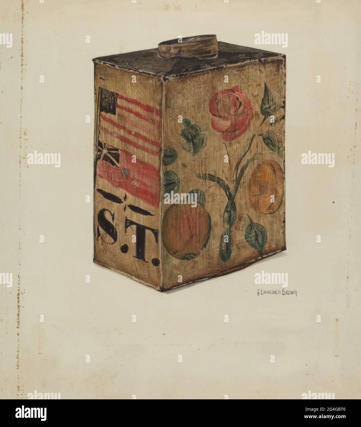 American toleware hi-res stock photography and images - Alamy