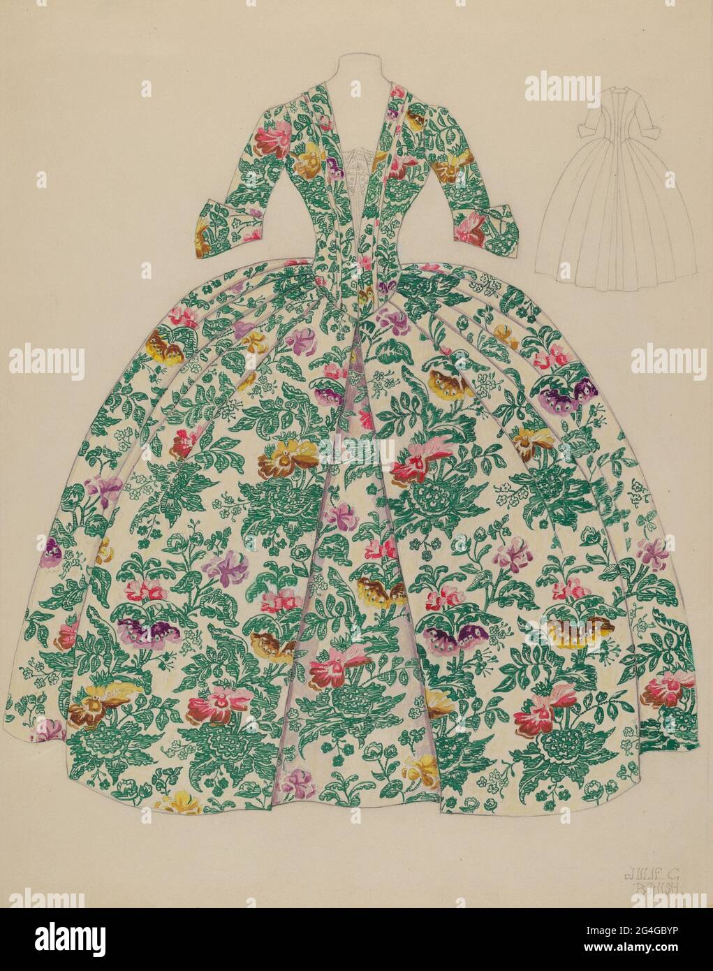 Dress, c. 1936 Stock Photo - Alamy
