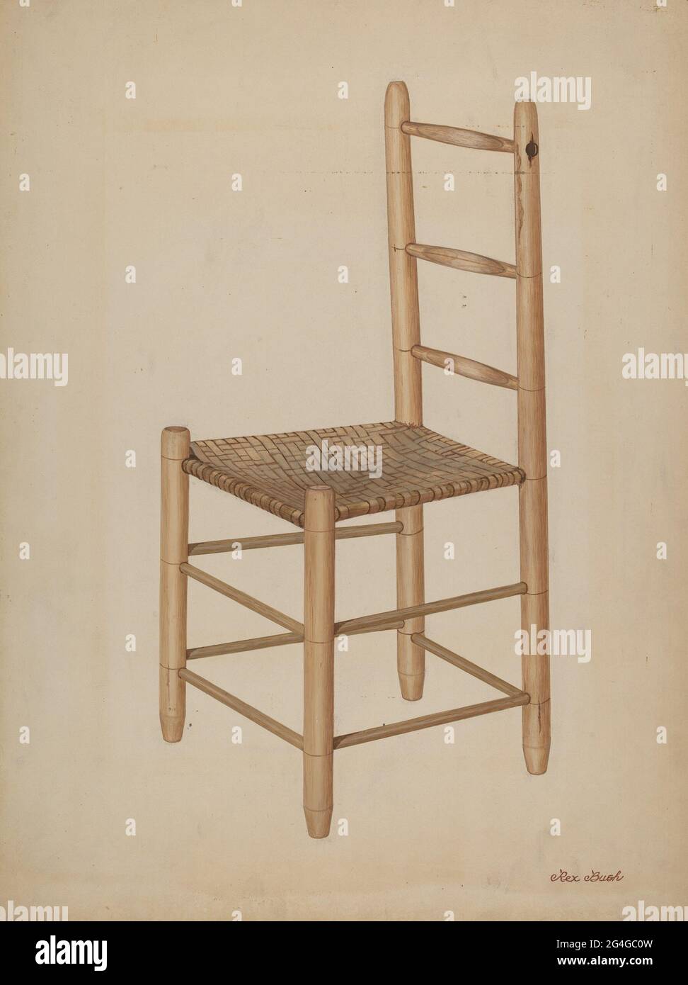 Chair (Jack Knife Type), c. 1937 Stock Photo - Alamy