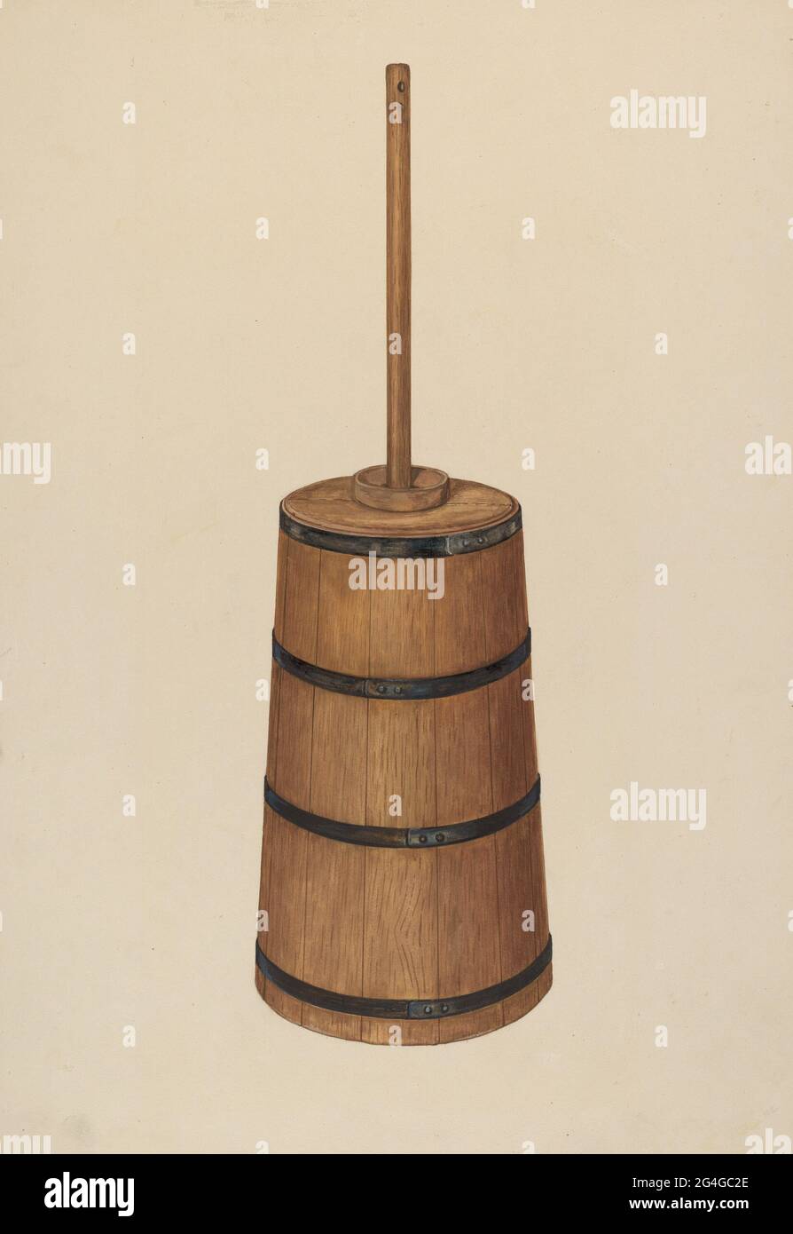 Handmade Churn, c. 1937 Stock Photo - Alamy