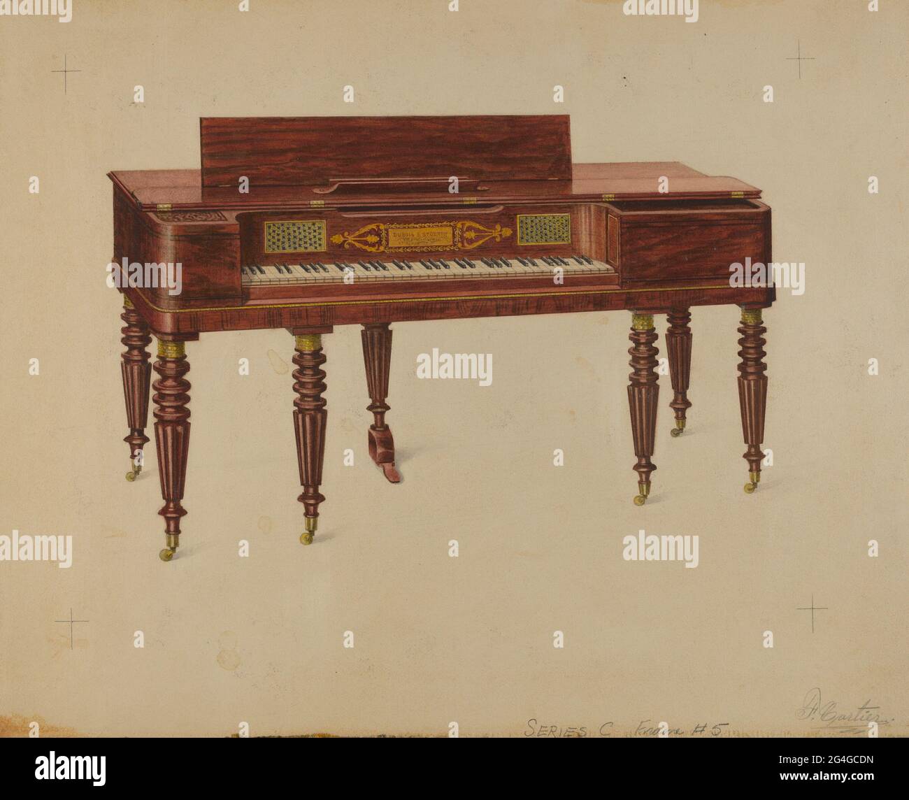 Piano Forte, c. 1936 Stock Photo - Alamy