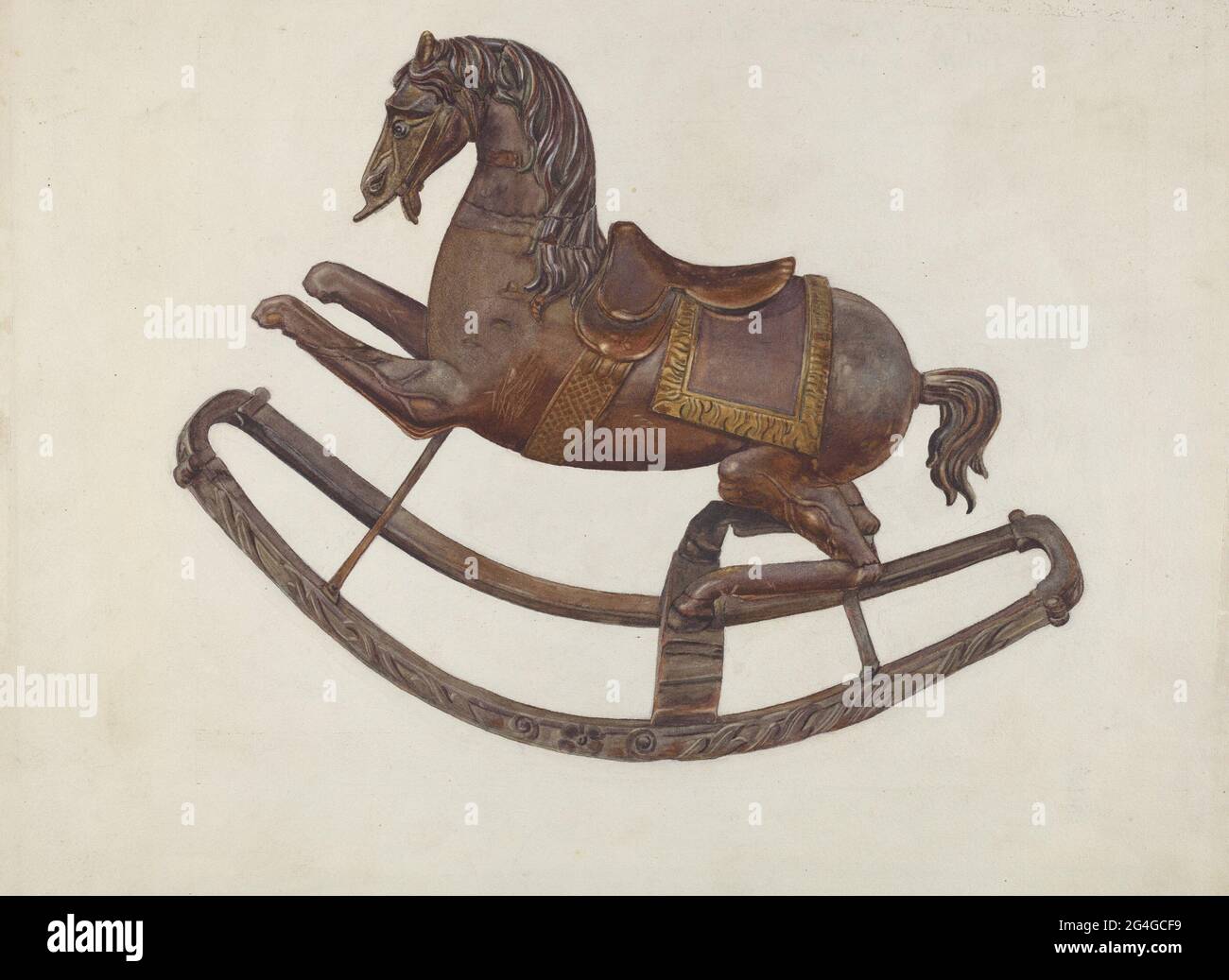 1940s rocking horse hi-res stock photography and images - Alamy