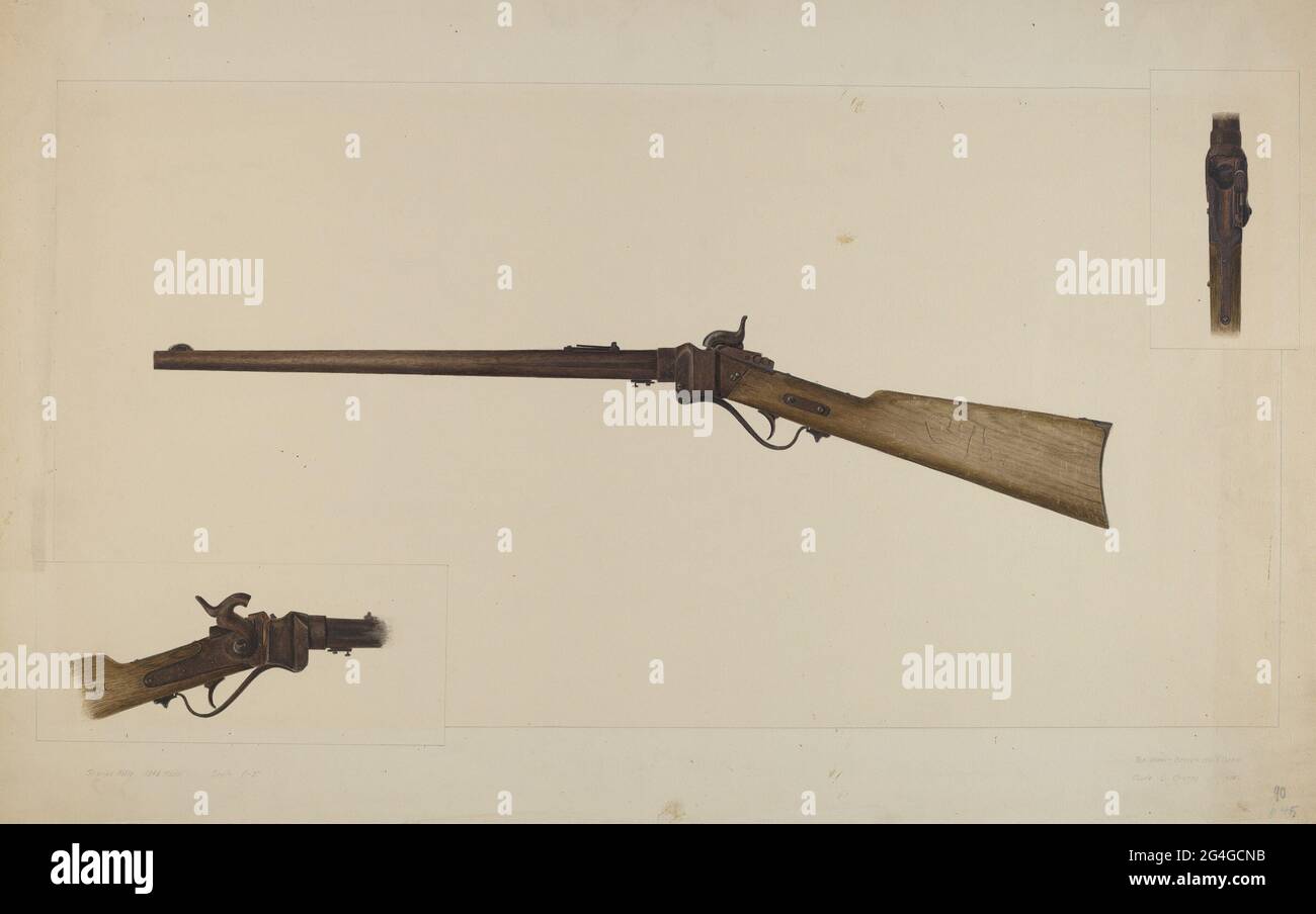 Sharps Rifle, c. 1938 Stock Photo - Alamy