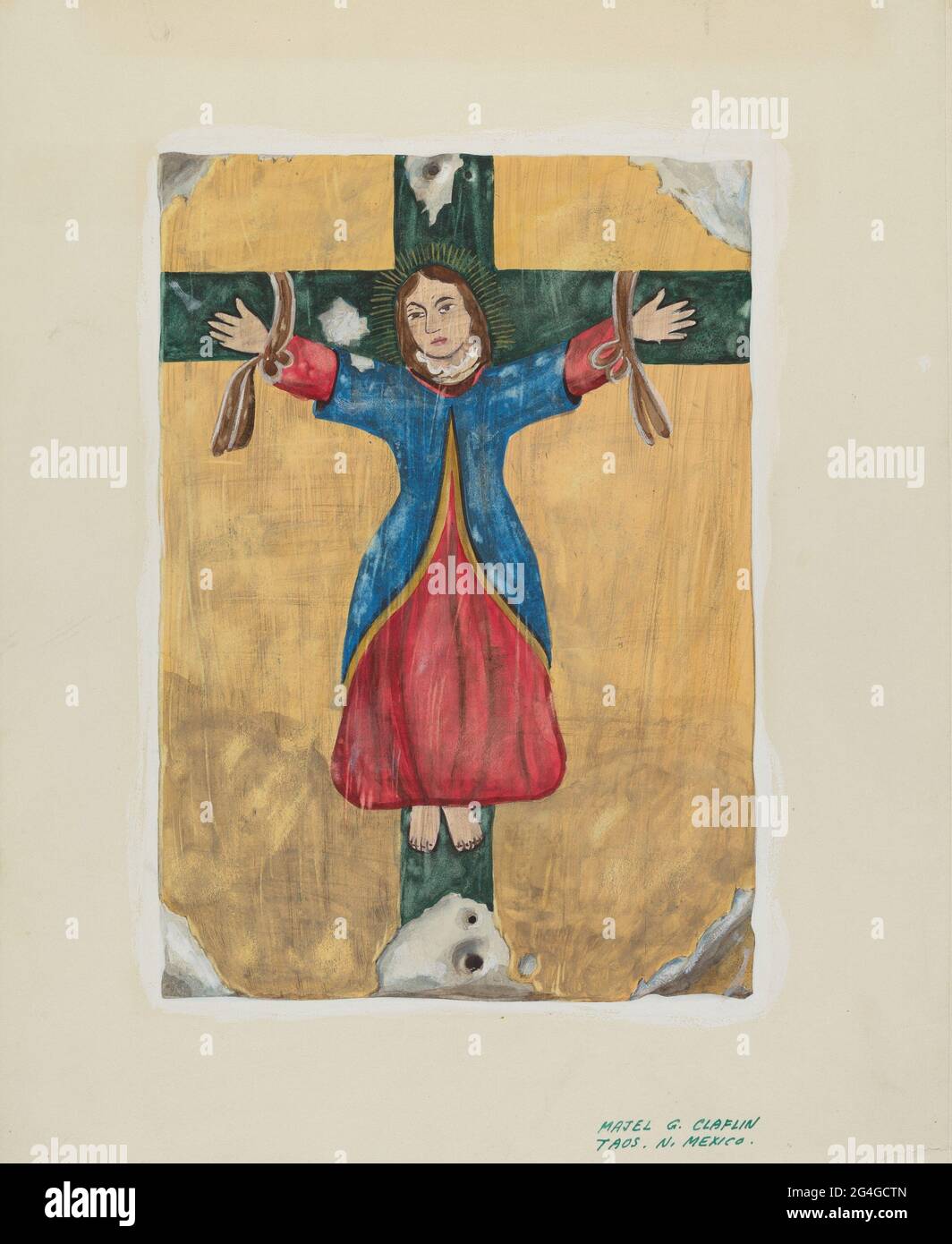 Painting of St. Liberata, c. 1939 Stock Photo - Alamy
