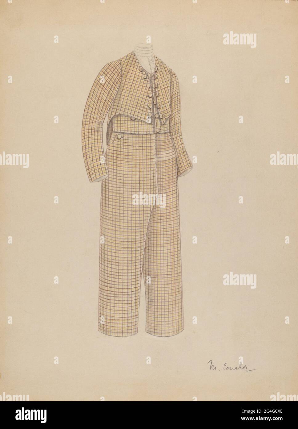 Boy's Suit, 1935/1942 Stock Photo - Alamy