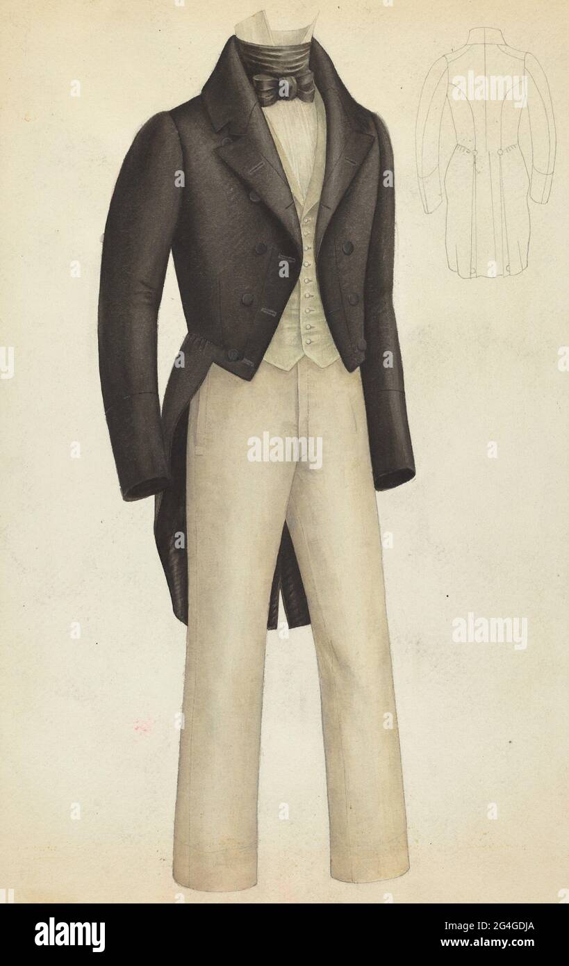 Boy's Coat and Trousers, c. 1940 Stock Photo - Alamy