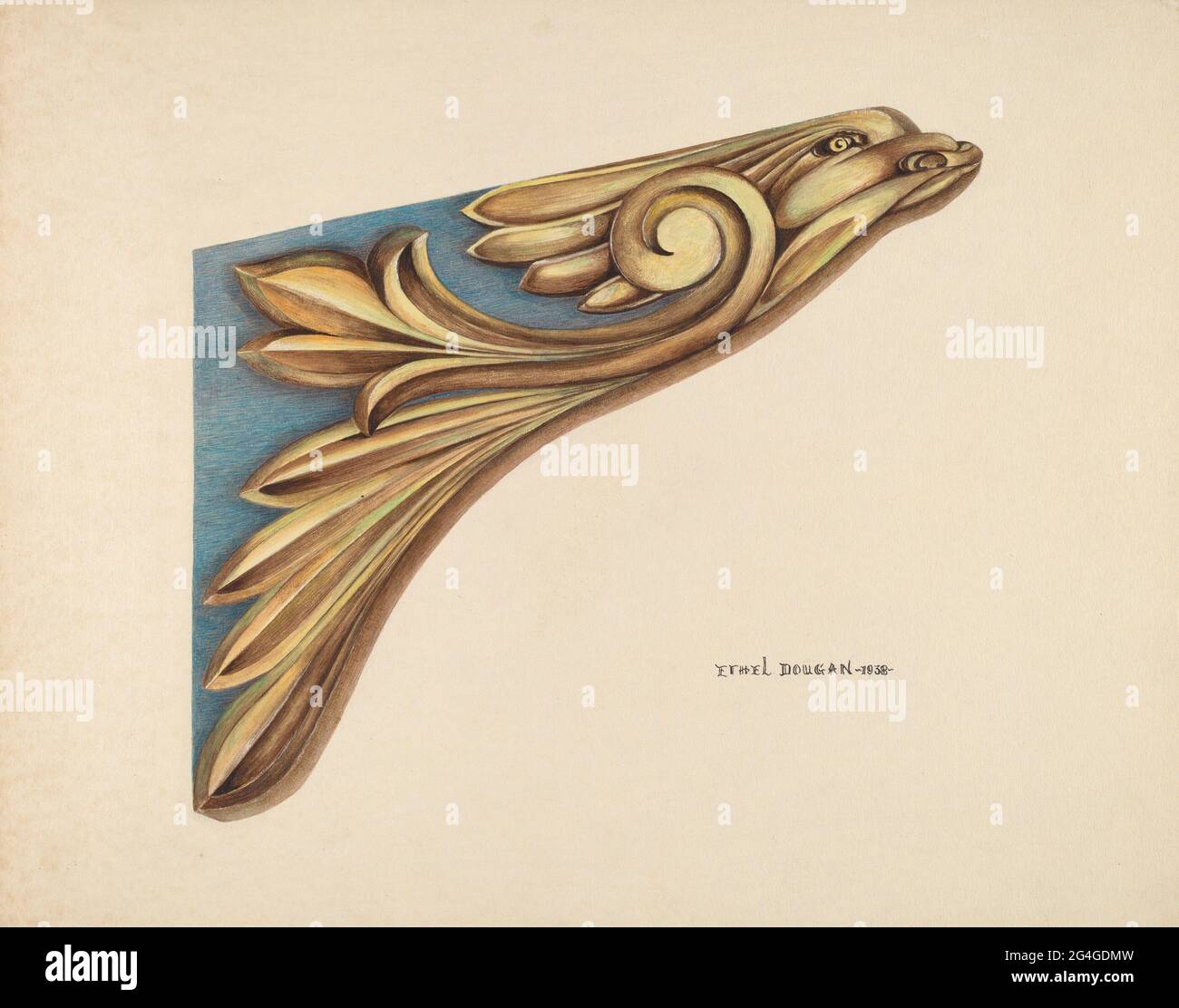 Figurehead from Yacht, 1938 Stock Photo - Alamy