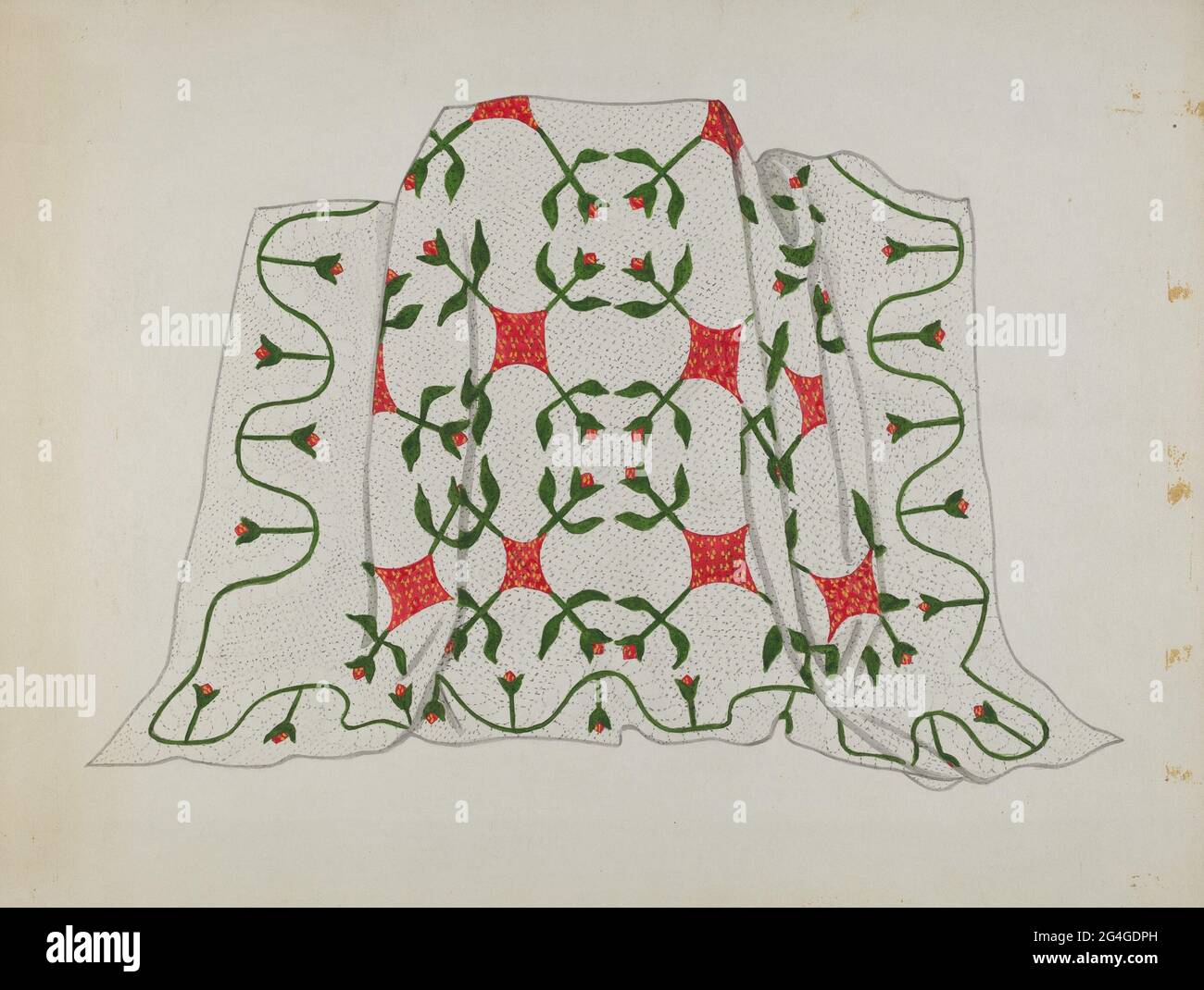 Patchwork Quilt, c. 1936 Stock Photo - Alamy