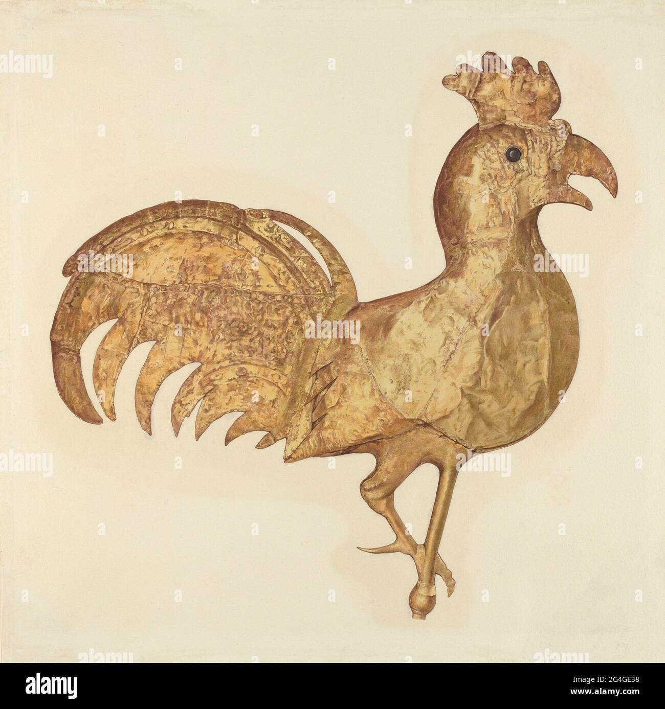 Weather Vane: Rooster, c. 1939 Stock Photo - Alamy