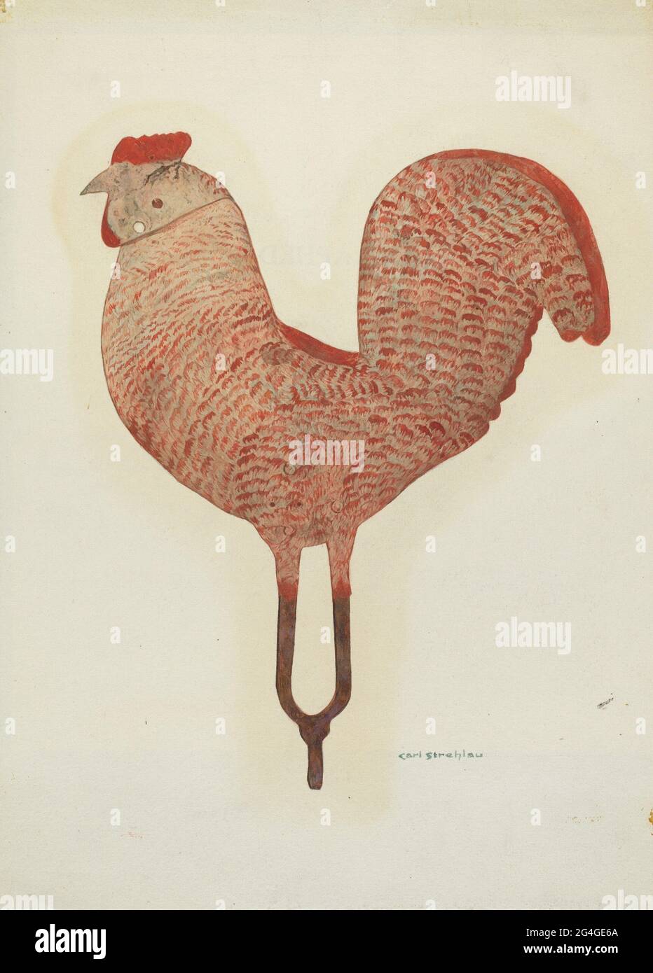 Weather Vane Rooster, c. 1940 Stock Photo - Alamy