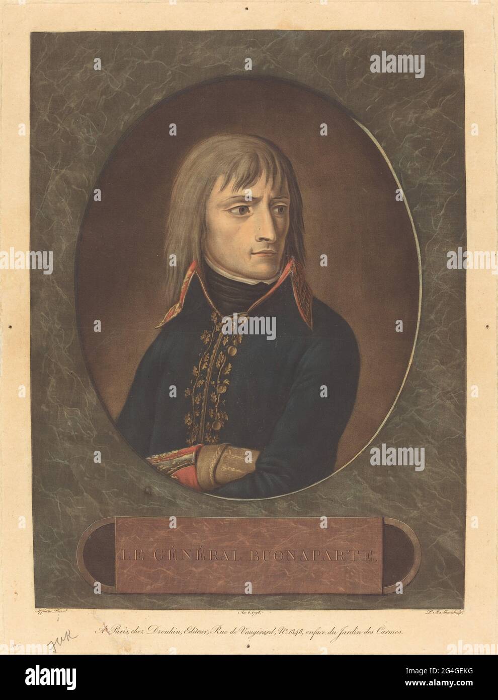 Napoleon as General of the Italian Army, 1798 Stock Photo - Alamy